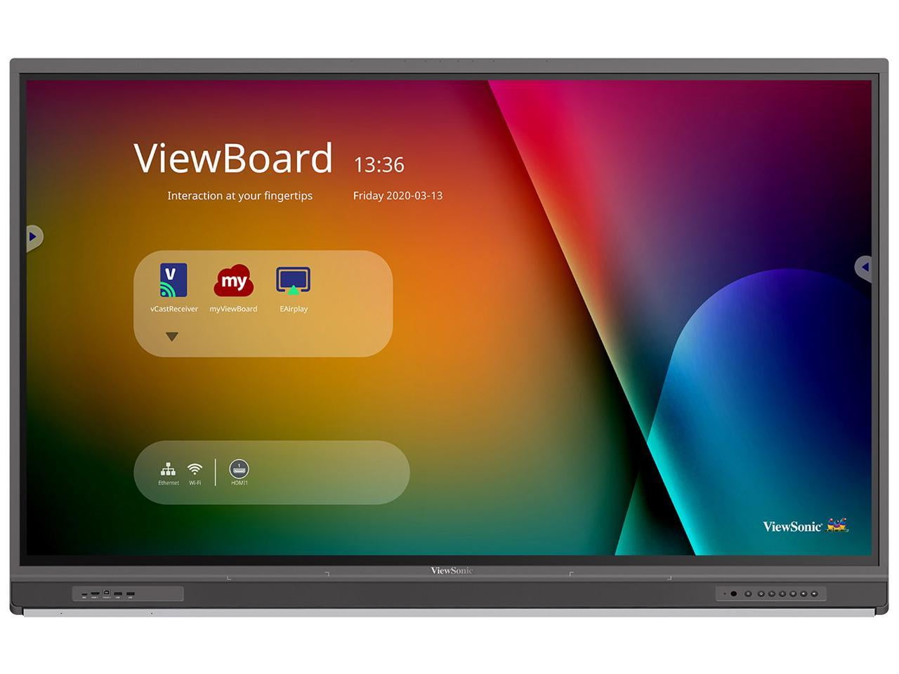 ViewSonic IFP6552-1C-E1 65" 4K UHD Interactive Display with Integrated ...