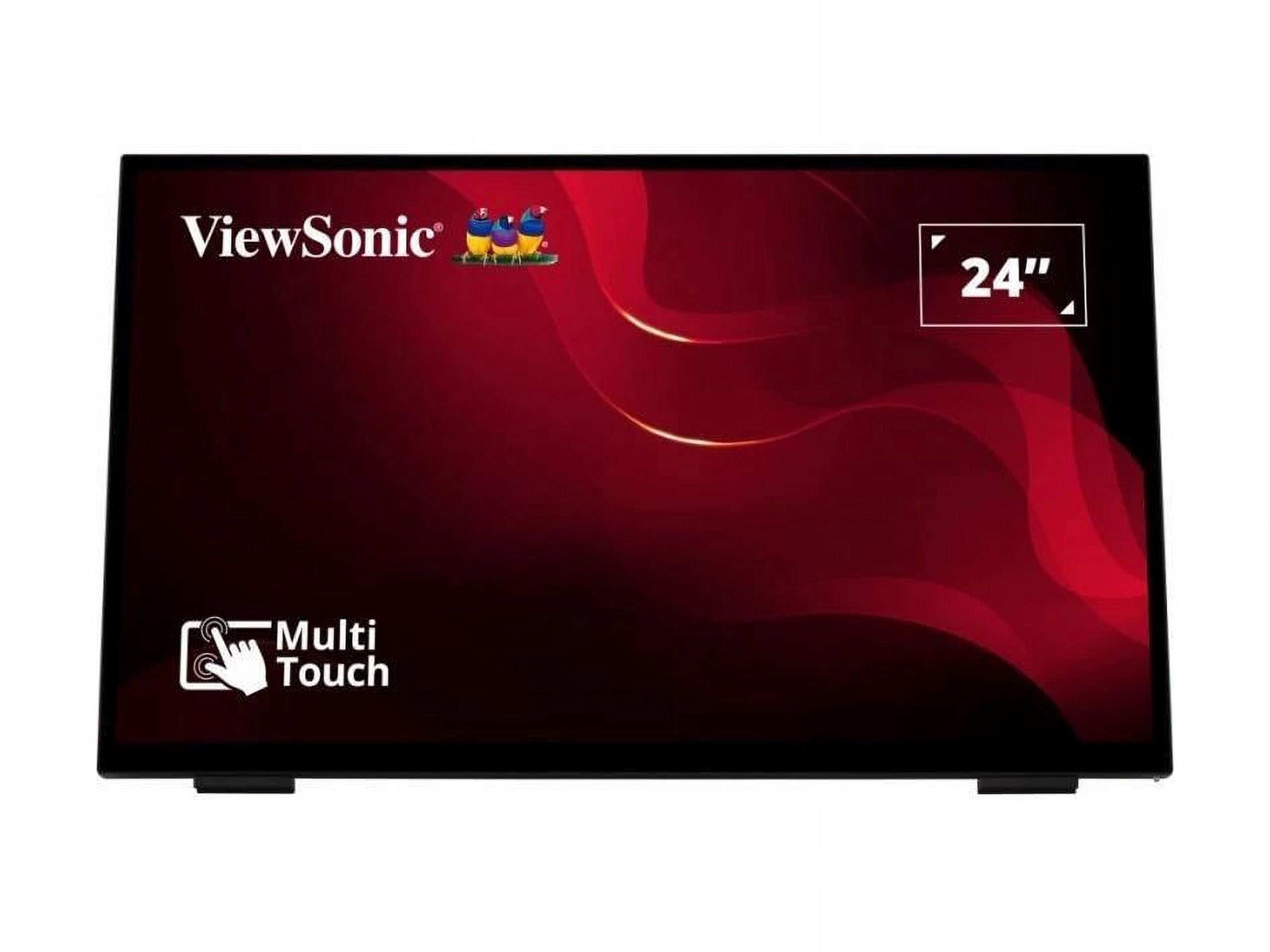ViewSonic TD2465 24 Inch LCD HD 1080p Touch Screen Monitor with ...