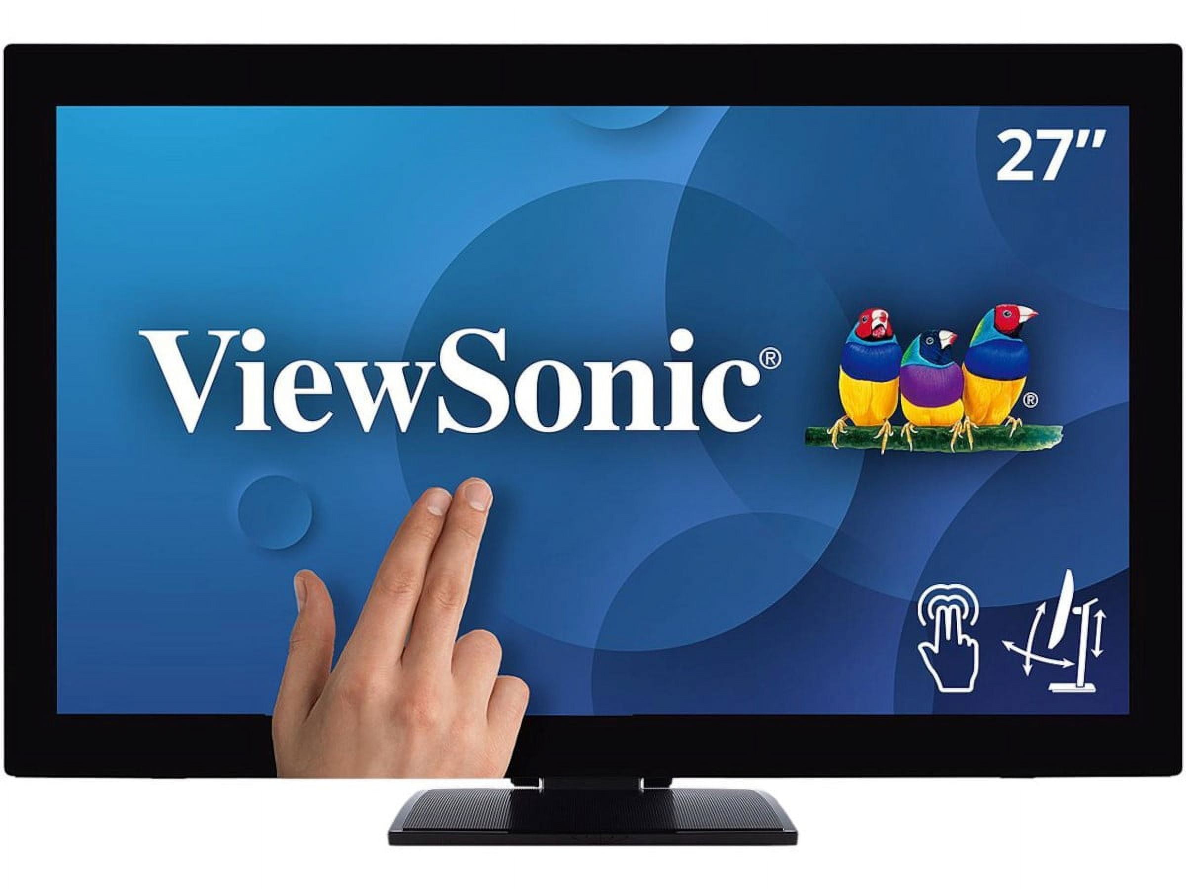 ViewSonic TD2760 27 Inch 1080p 10-Point Multi Touch Screen Monitor with ...