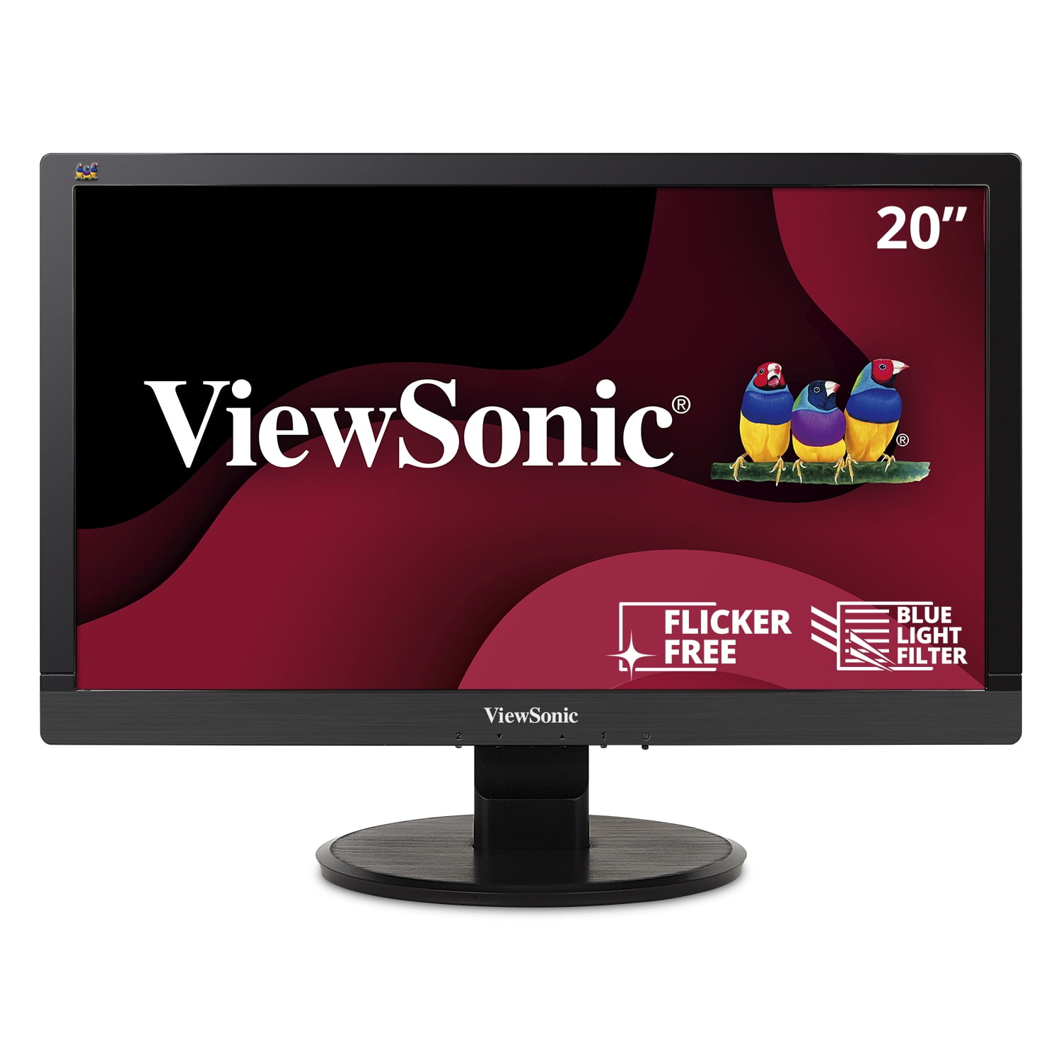 ViewSonic VA2055SM 20 Inch 1080p LED Monitor with VGA Input and ...