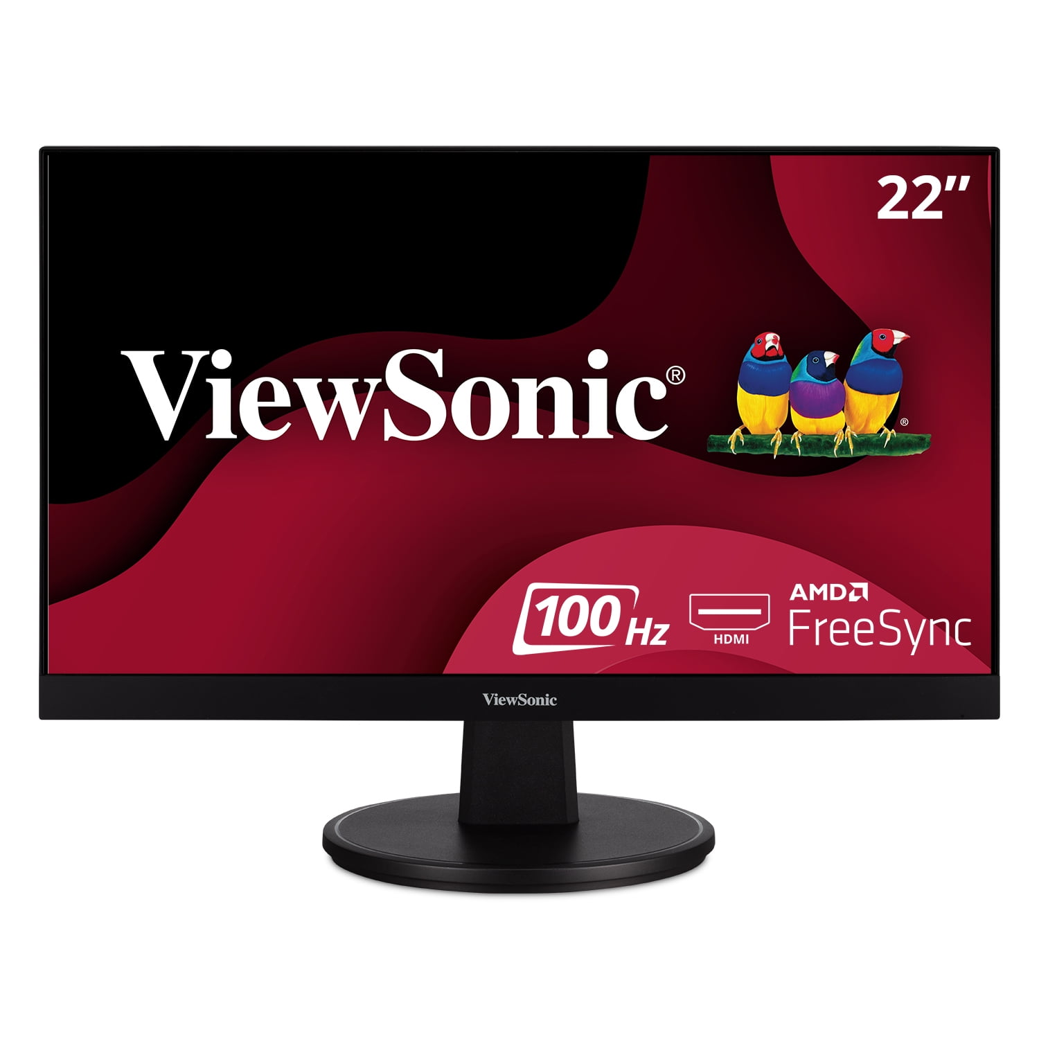 ViewSonic 22 Inch Full HD Monitor, Ultra-Thin Bezel, AMD FreeSync, HDMI ...