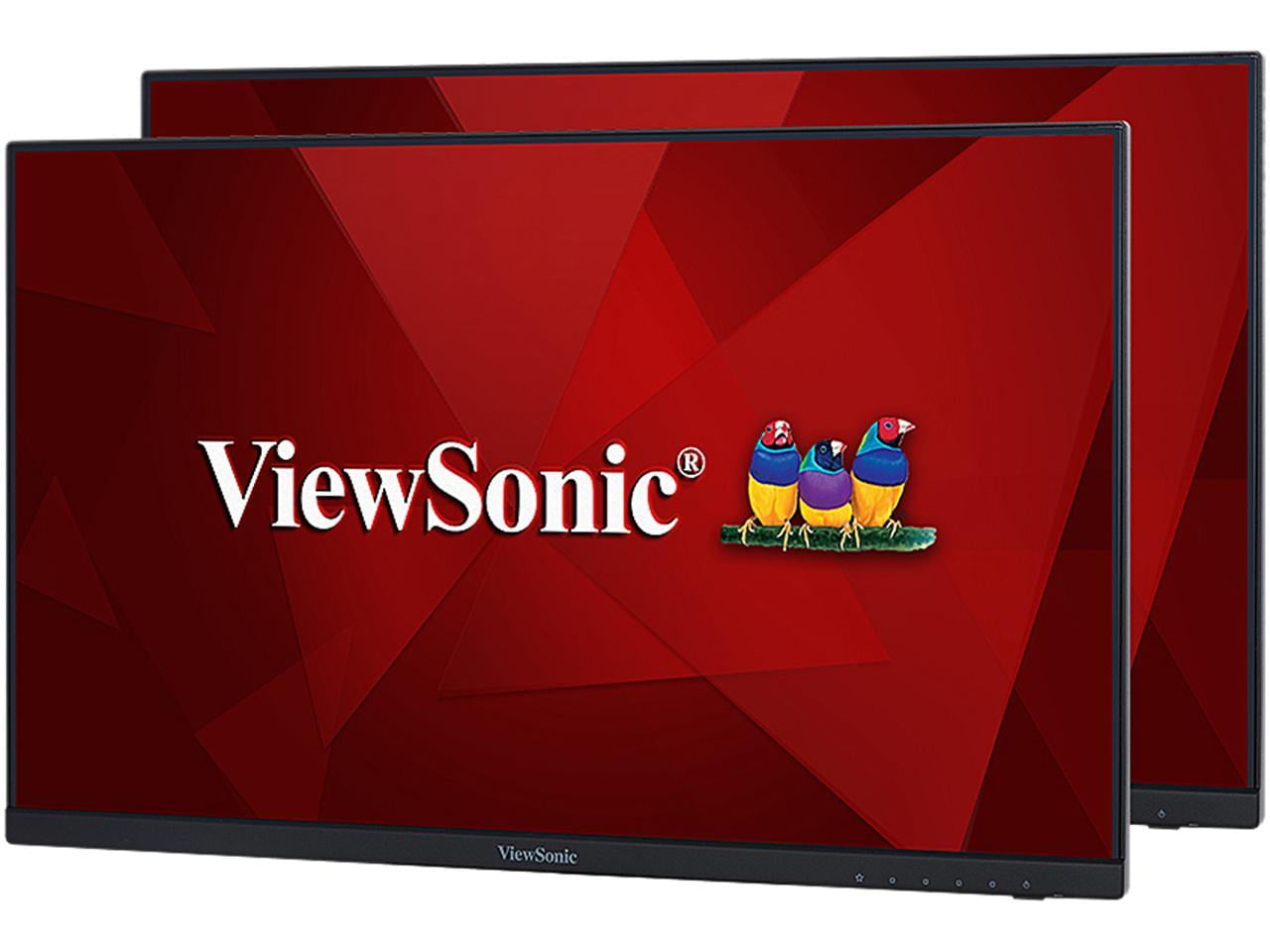 ViewSonic VA2256-MHD_H2 Dual Pack 1080p IPS Monitors with Ultra-Thin ...