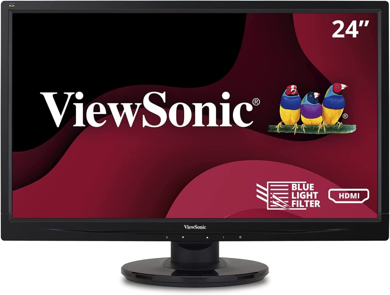 ViewSonic VA2446MH-LED 24 Inch Full HD 1080p LED Monitor with HDMI and ...