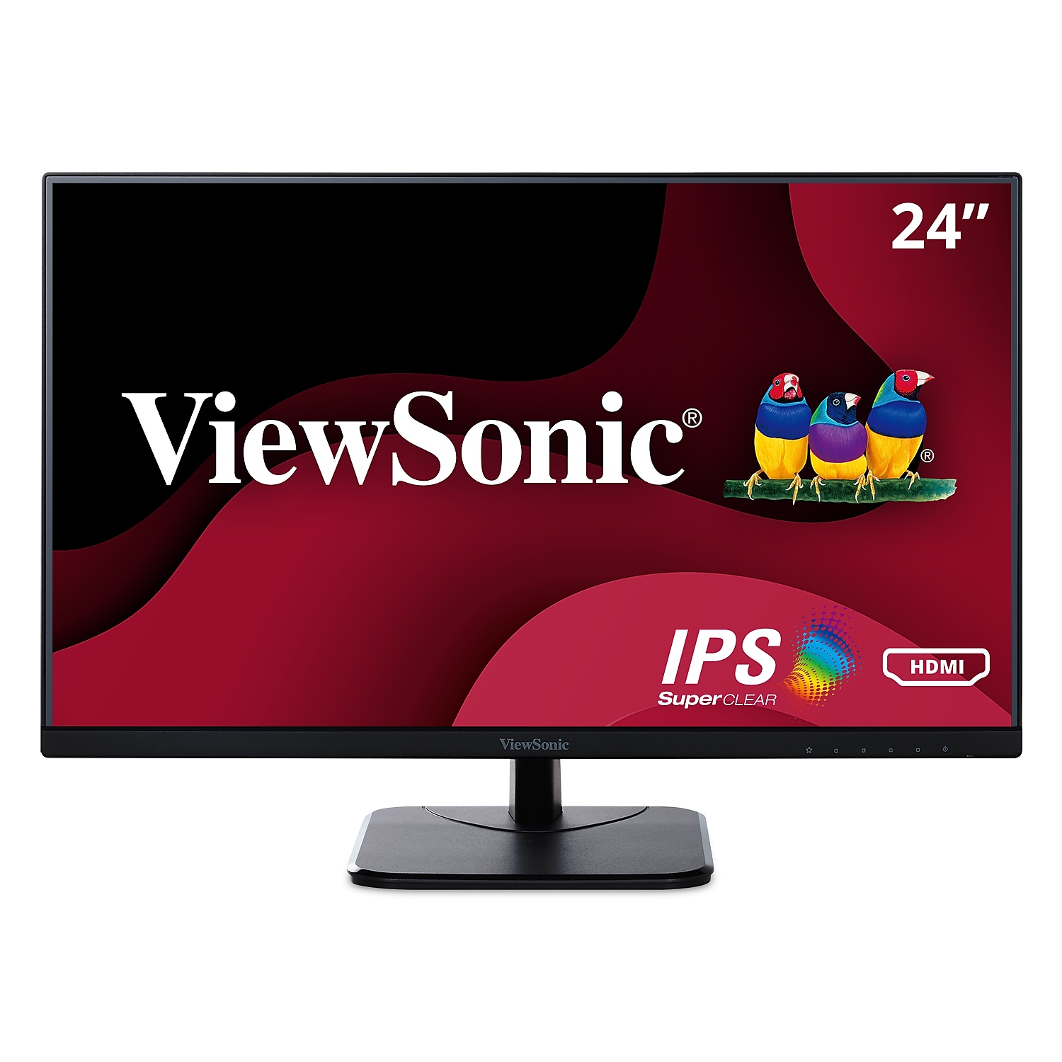 ViewSonic VA2456-MHD 24 Inch HD Monitor, IPS 1080p, HDMI, DisplayPort ...