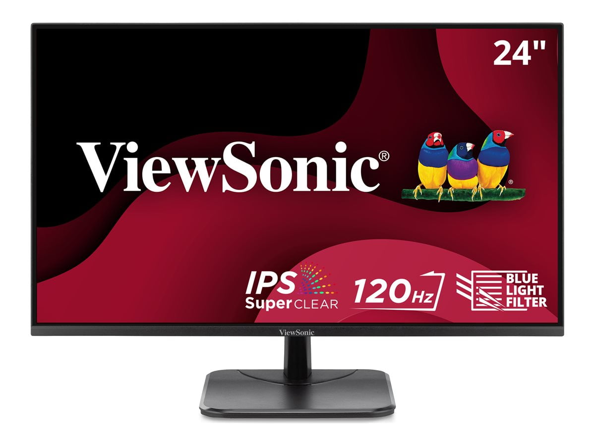 ViewSonic VA2456A-MHD 24 Inch IPS 1080p Monitor with 120Hz, Eye Care ...