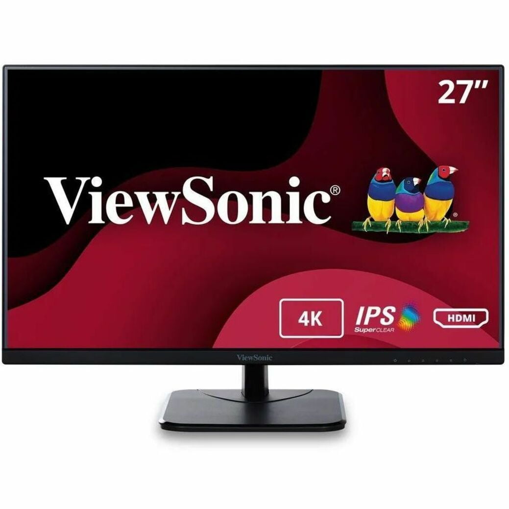 ViewSonic 27 Inch Gaming IPS 4K Monitor VA2756-4K-MHD with Ultra-Thin ...