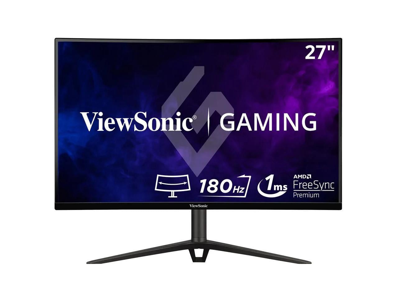 ViewSonic 27 Inch Curved UltraWide VX2718-2KPC-MHD Gaming Monitor ...