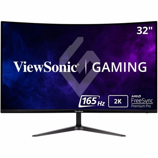 ViewSonic OMNI VX3218C-2K 31.5" WQHD 165Hz 1ms Curved Gaming Monitor Black - Walmart Business ...