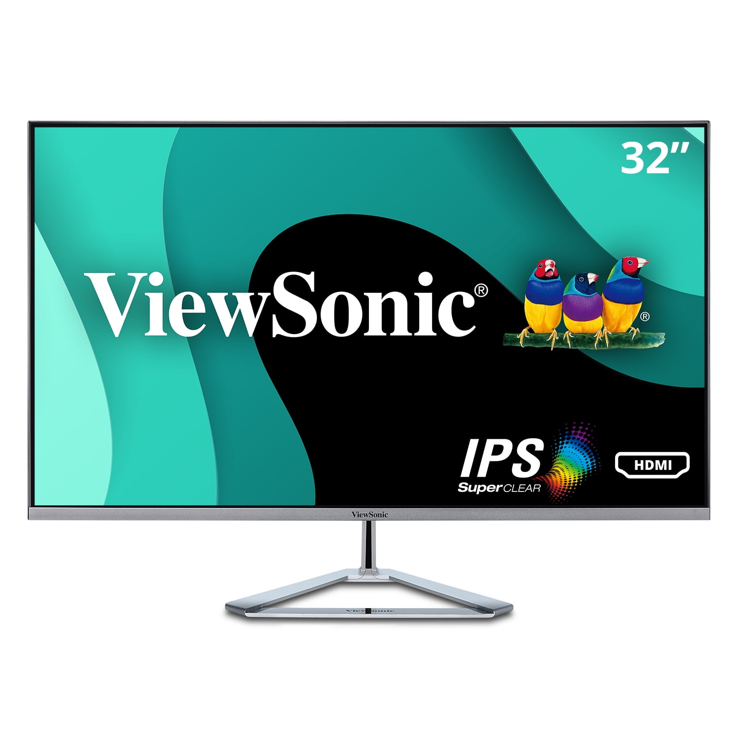 ViewSonic VX3276-MHD 32 Inch 1080p Frameless Widescreen IPS Monitor ...