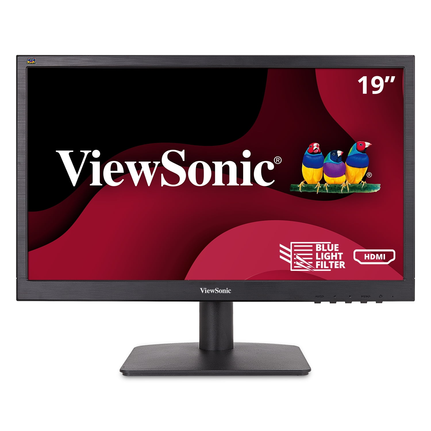 ViewSonic VA1903H 19 Inch Widescreen Monitor, WXGA 1366x768p, Enhanced ...