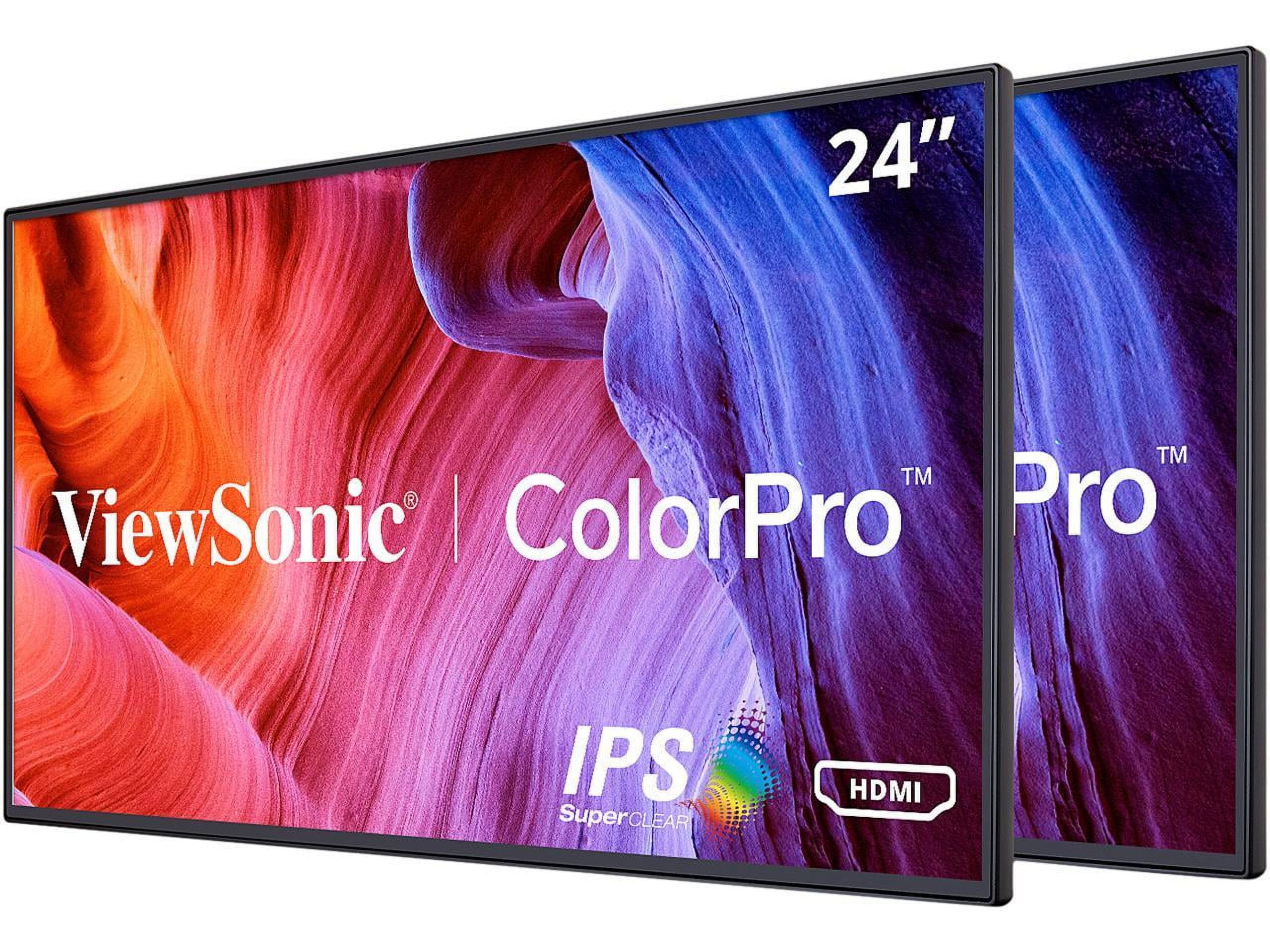 ViewSonic VP2468_H2 24-Inch Premium Dual Pack Head-Only IPS 1080p ...