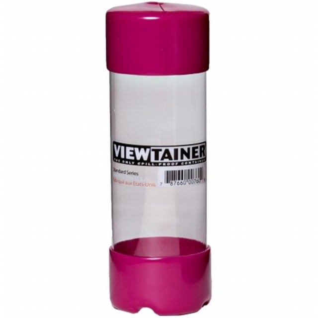 Viewtainer Slit Top Storage Container, 2" x 6", Raspberry - Walmart.com