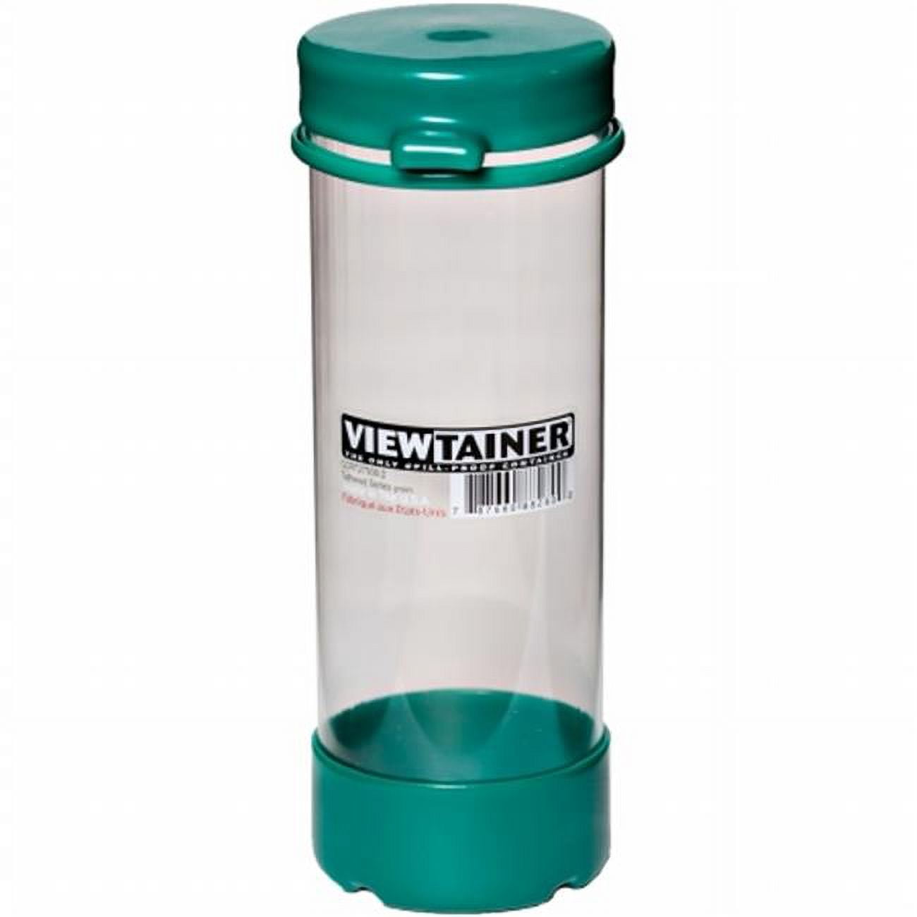 Viewtainer Tethered Cap Storage Container 2.75" X 8" - Green - Walmart.com