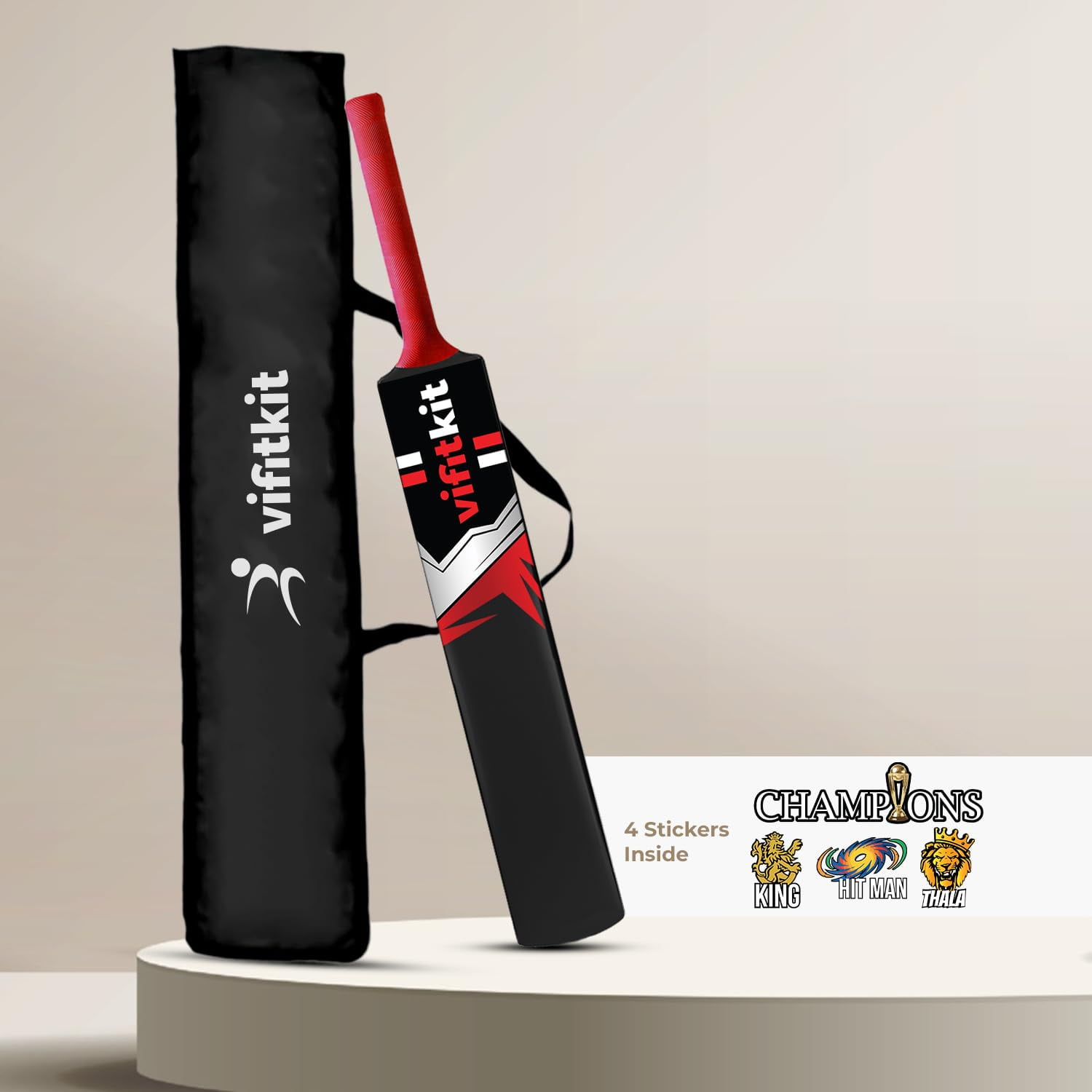 Vifitkit Impact Turf Cricket Bat For Adults , Plastic Tennis Bat For ...