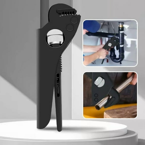 Viflosae Adjustable Pipe Wrench Multi Functional Heavy Duty Industrial ...