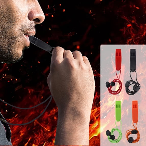 Viflosae Aluminum Survival Whistle Emergency Fire Signal Loud Safety ...