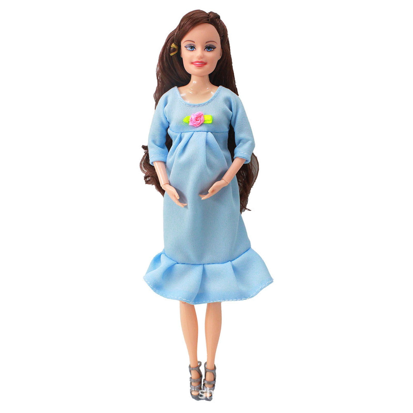 Clearance Items Viflosae Baby Dolls Mu帽ecos 1PC Pregnant Doll 11.5inch ABS Plastic Pregnant ...