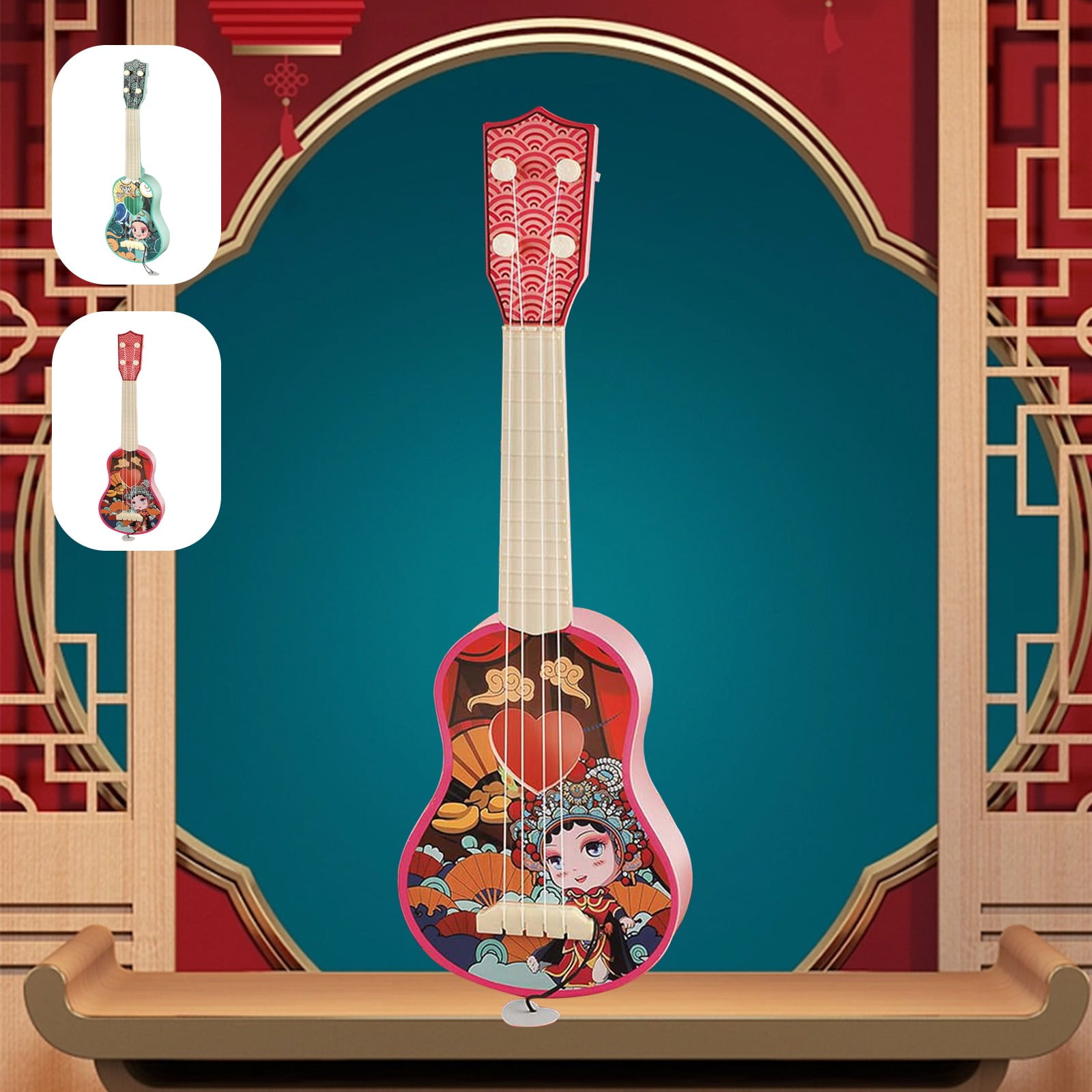 Viflosae Beach Toys for Kids Ages 4-8 Children's Ukulele Toy, Portable ...