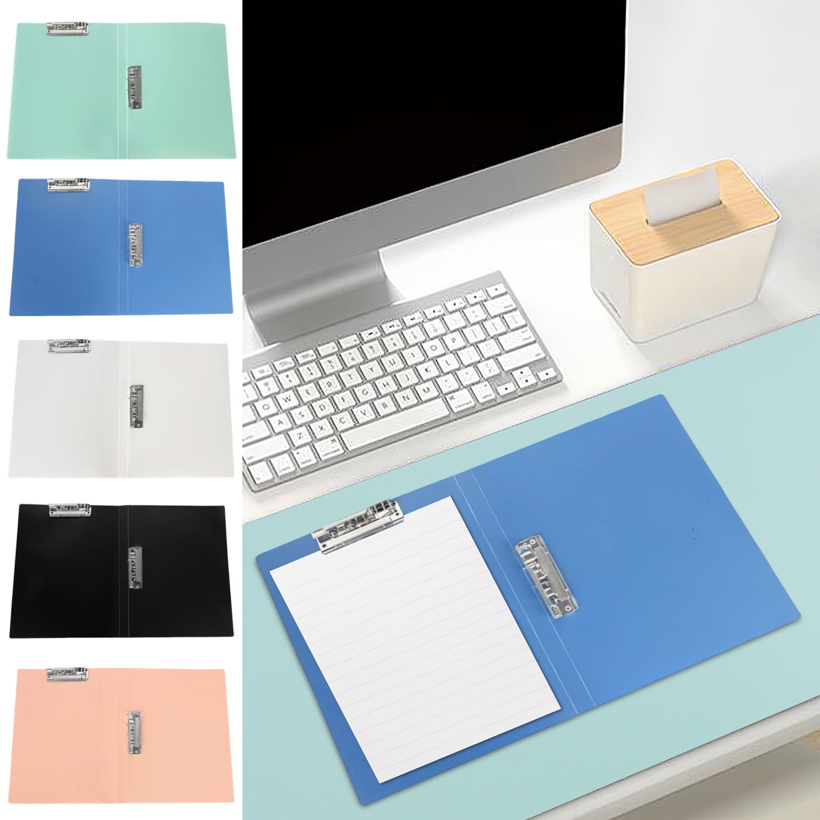 Viflosae Binder Folders Files Plastic Folders A4 Document Folder Dualss ...