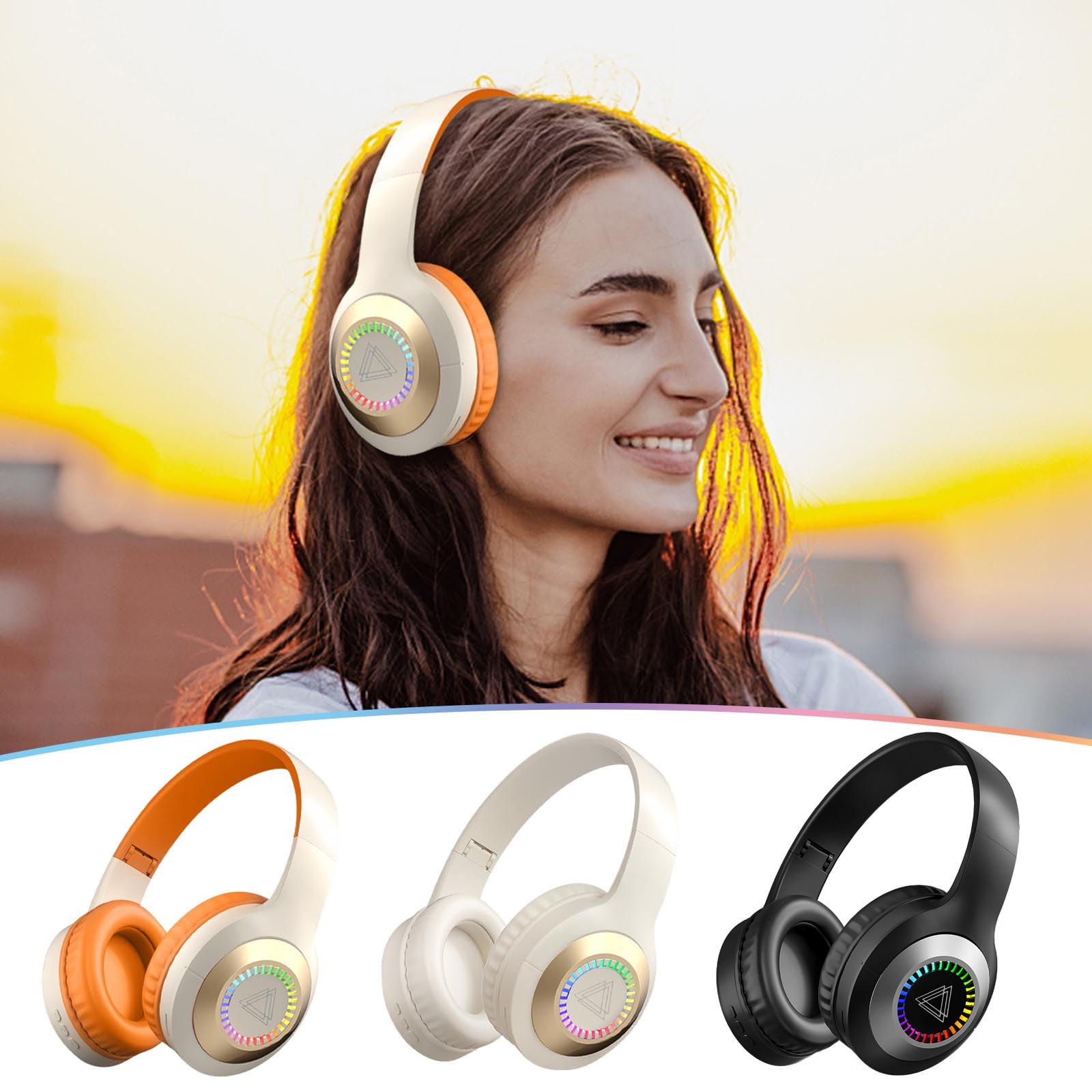 Viflosae Bluetooth Headphones over the Ear Bluetooth Headphones ...