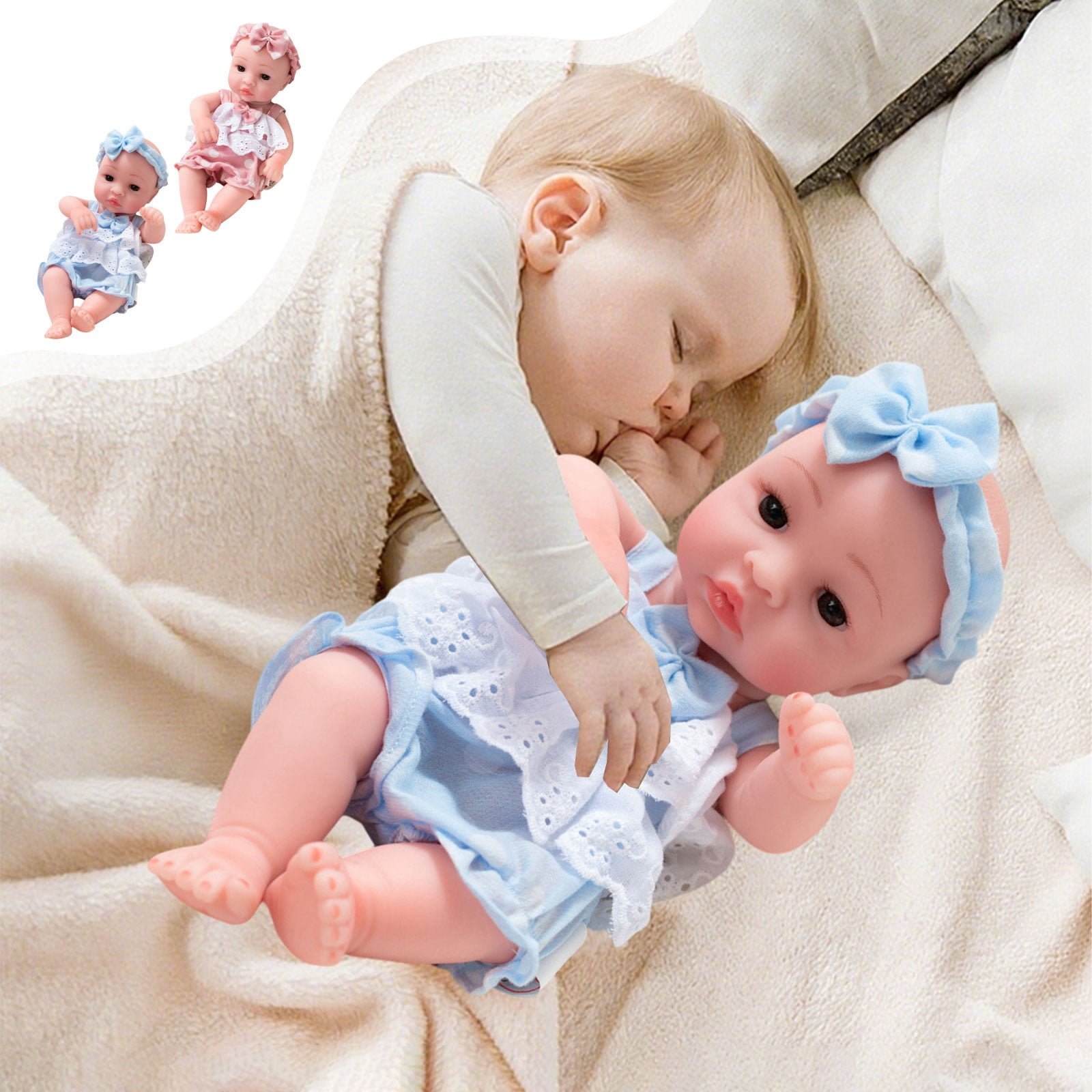 Viflosae Boy Toys Age 4 Gift for 3 Year Old Boy Reborn Doll Vinyl Doll ...