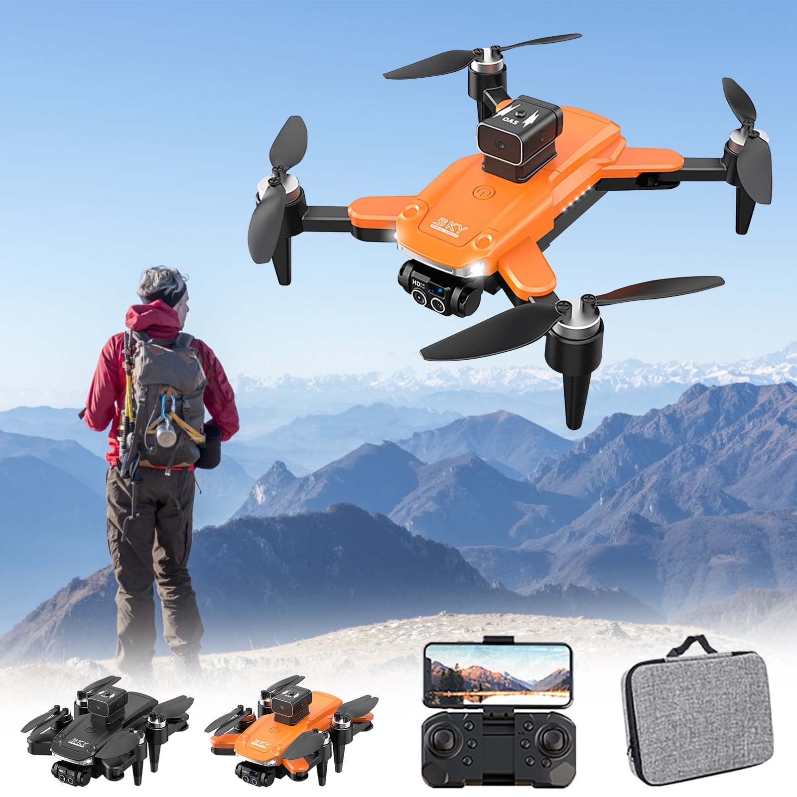 Viflosae Brushless Motor High-definition Lens Drone Aerial Photography Four Aircraft Obstacle ...