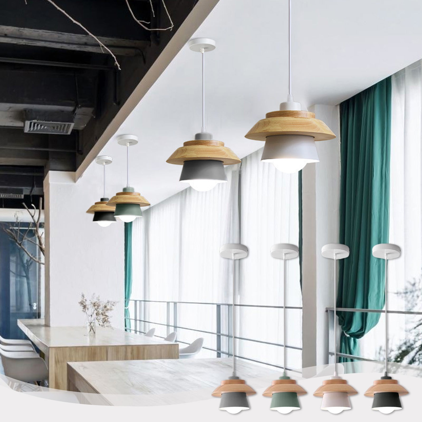 Viflosae Ceiling Light Fixture Pendant Light Fixture for Bedroom ...