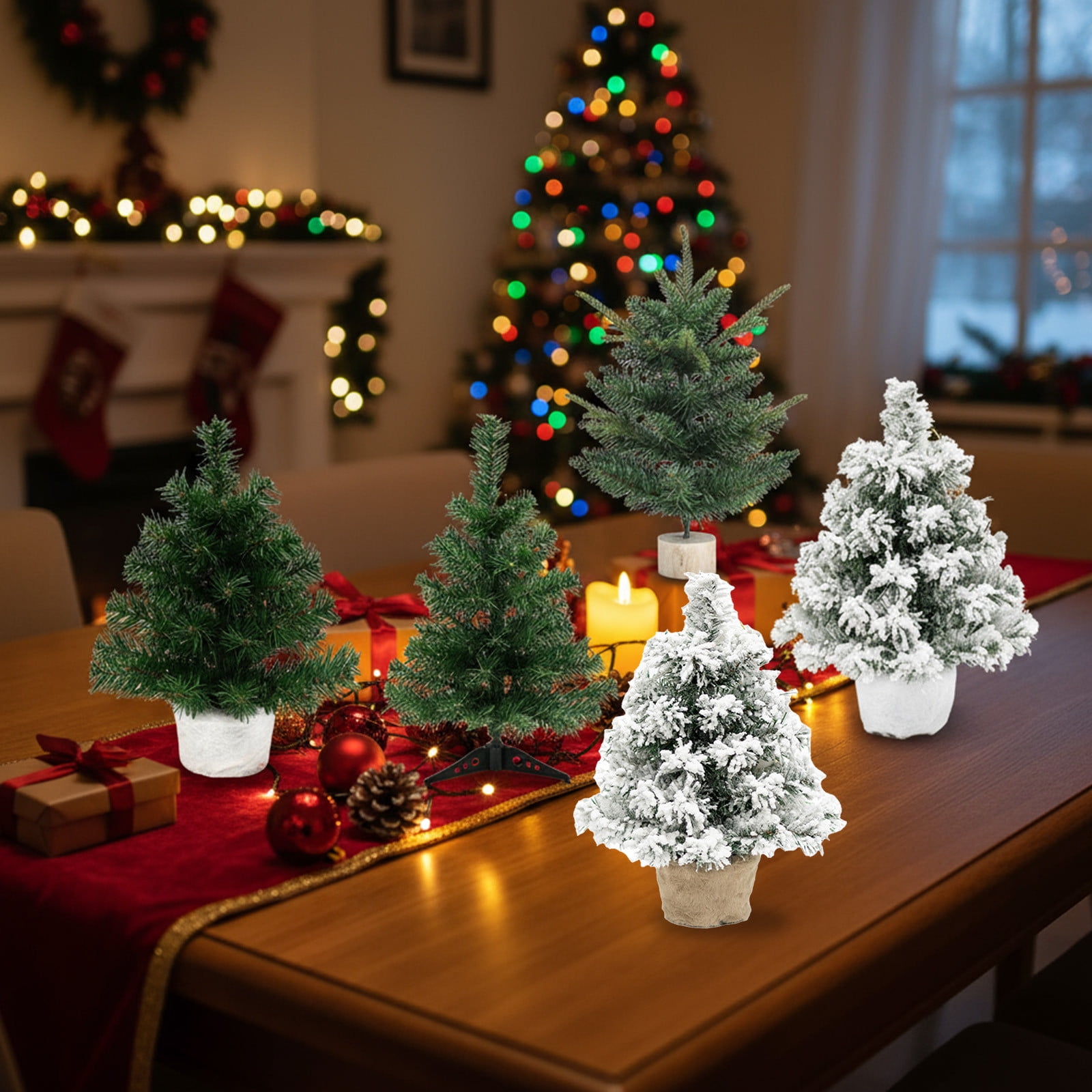 Viflosae Christmas Decor Indoor Tabletop Christmas Tree Decoration ...
