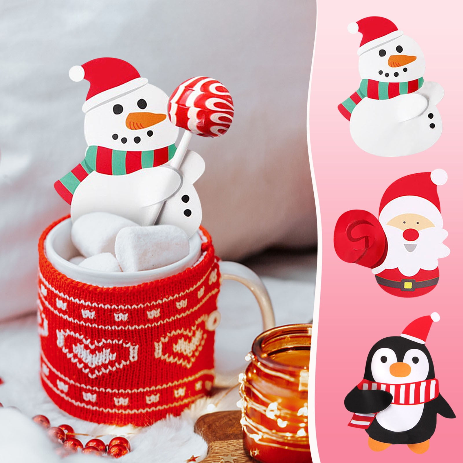 Viflosae Christmas Decorations Tree Christmas Hanging Decorations 50pcs ...