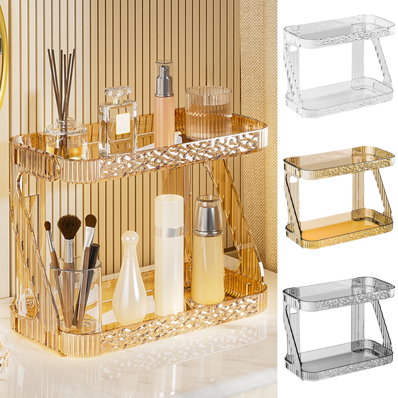 Viflosae Corner Bookshelf Bathroom Storage Shelves Non-perforated Wall ...