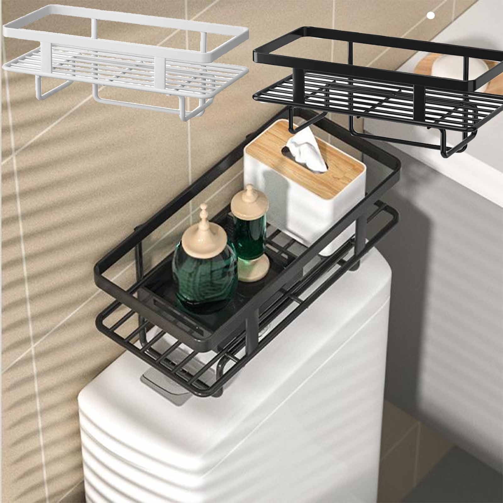 Viflosae Corner Shelf Stand Over Toilet Storage Punch Bathroom Toilet ...