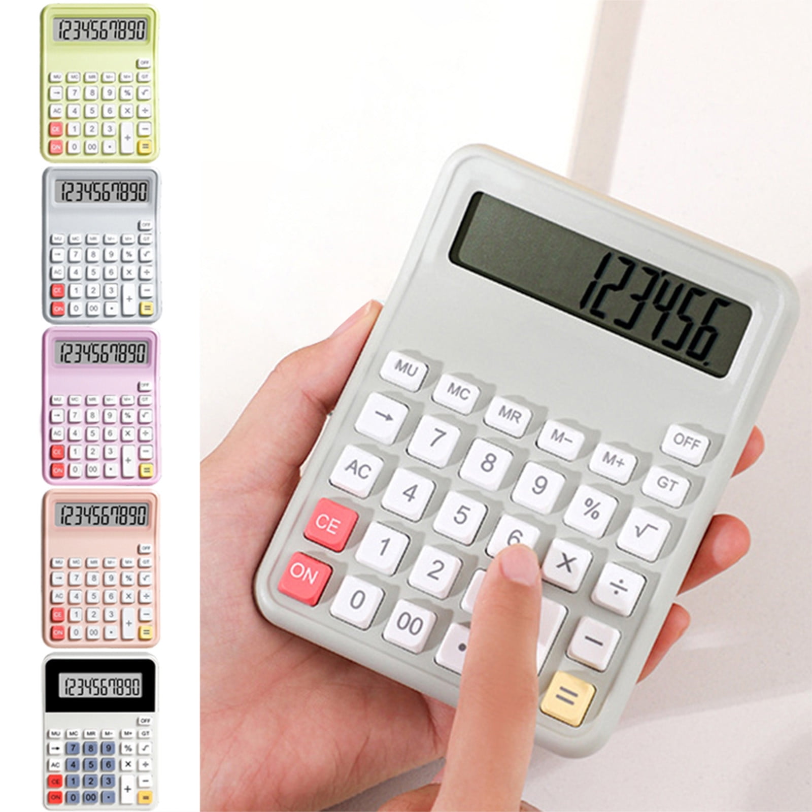 Viflosae Desk Calculator Calculator Small Basic Calculator Portable Silent Keyboard Suitable For ...