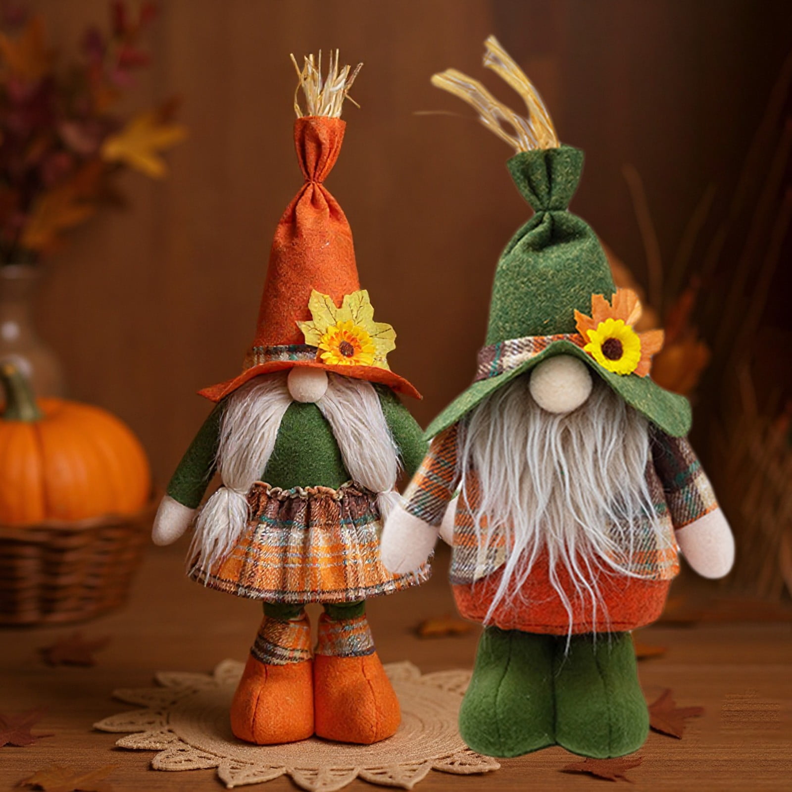 Viflosae Fall Decorations for Home Cute Plushies Thanksgiving ...