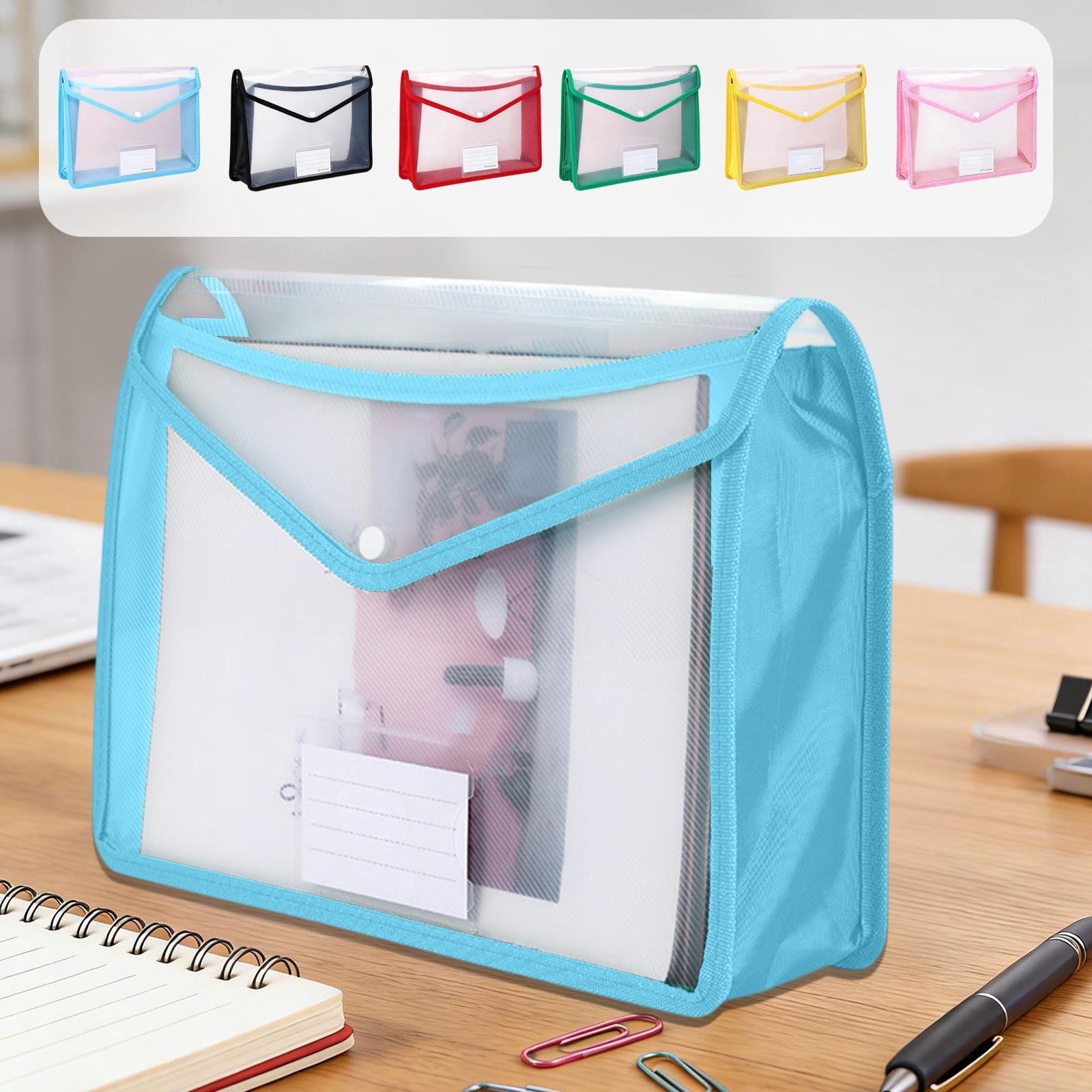 Viflosae File Folders Folders for Documents Reinforced Edges Three ...