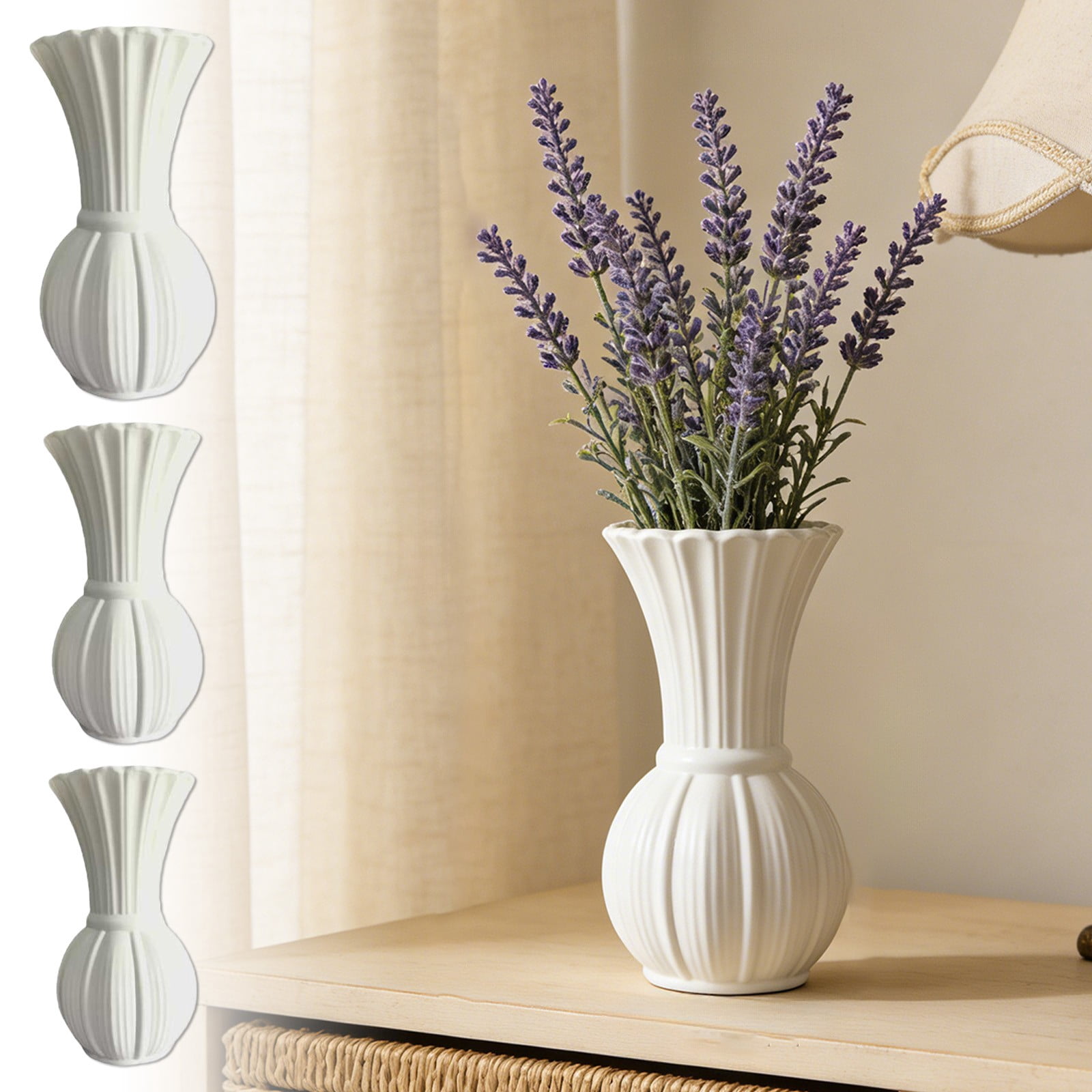 Viflosae Flower Vases for Centerpieces Desk Decorations for Women ...