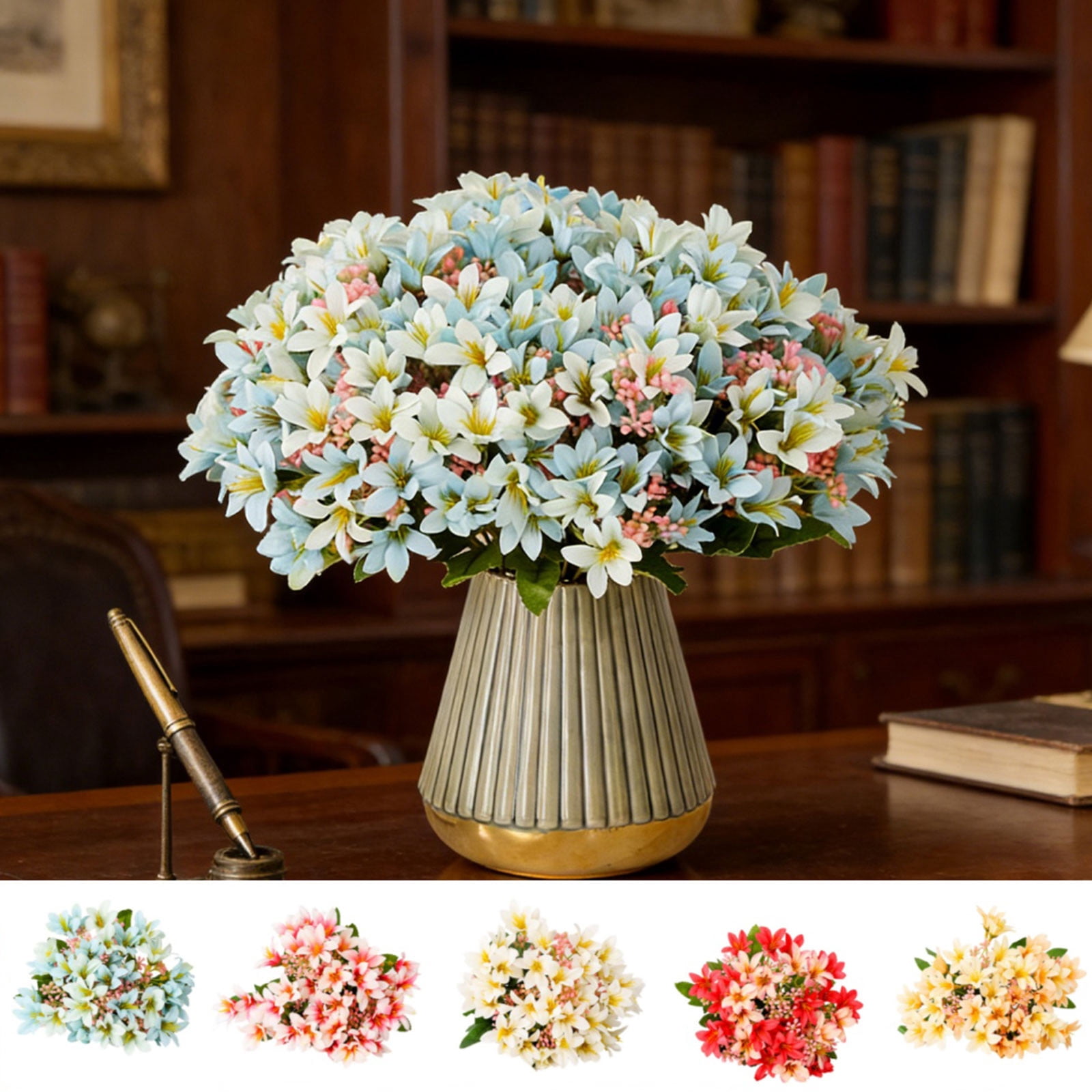 Viflosae Flowers for Decoration Artificial Lilies Concubine Lilys Style ...