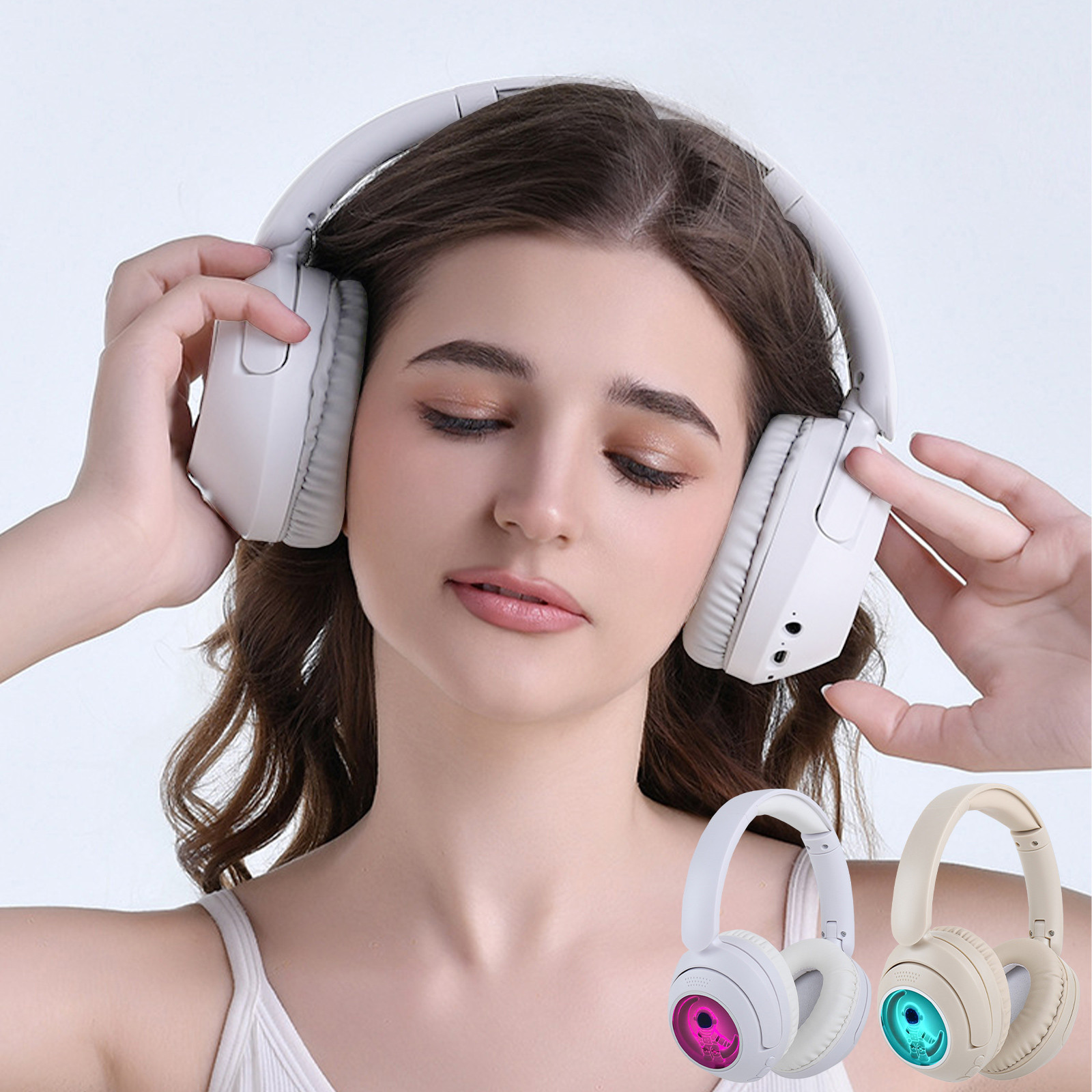 Viflosae Gaming Headphones Noise Canceling Headphones True Wireless ...