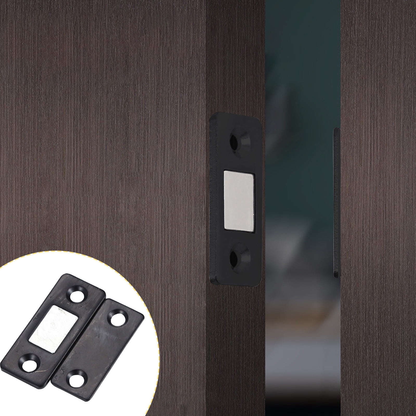 Viflosae Hole Free Invisible Door Ultra Thin Suction Wardrobe Sliding ...