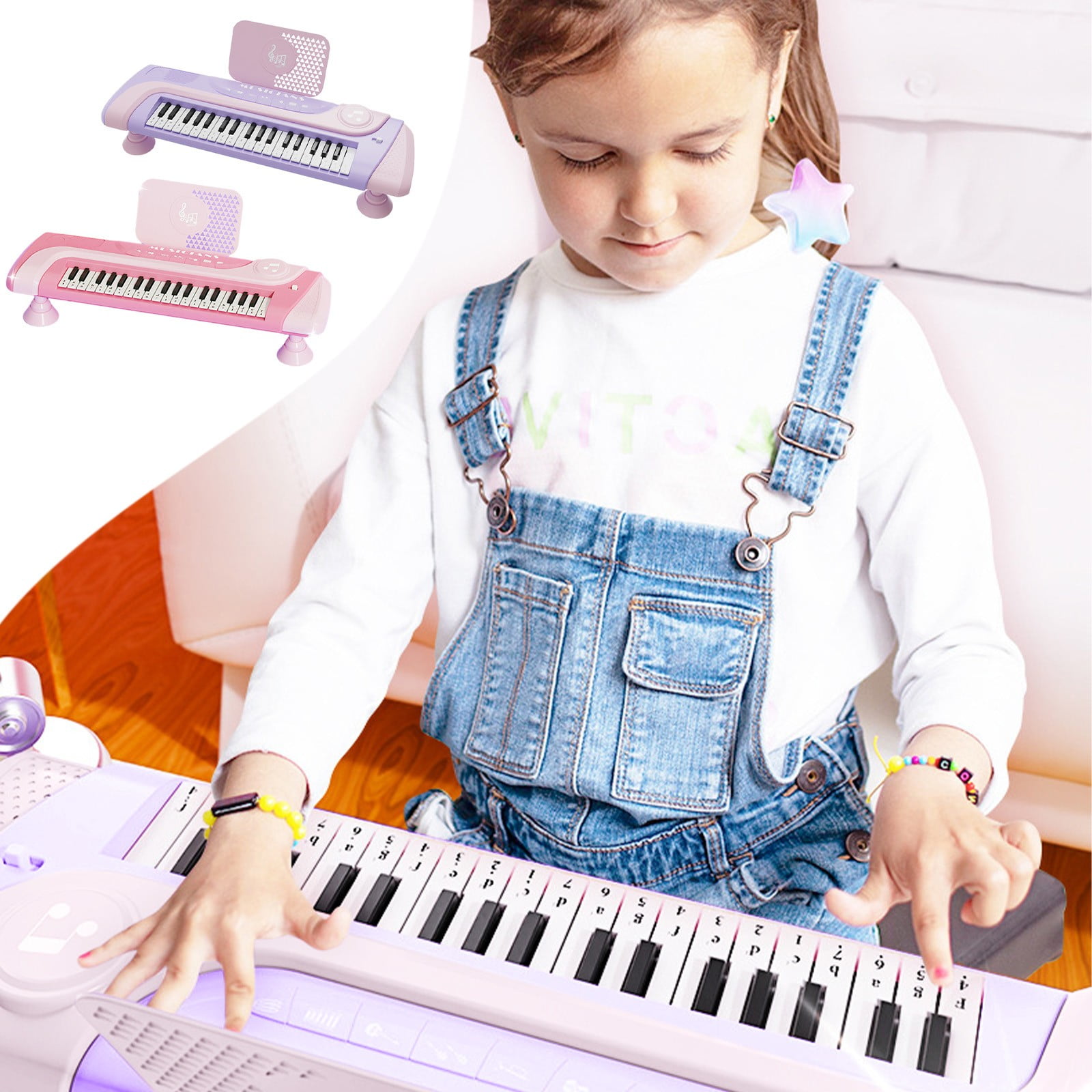 Viflosae Keyboard Piano for Kids Music Educational Instrument Toy ...