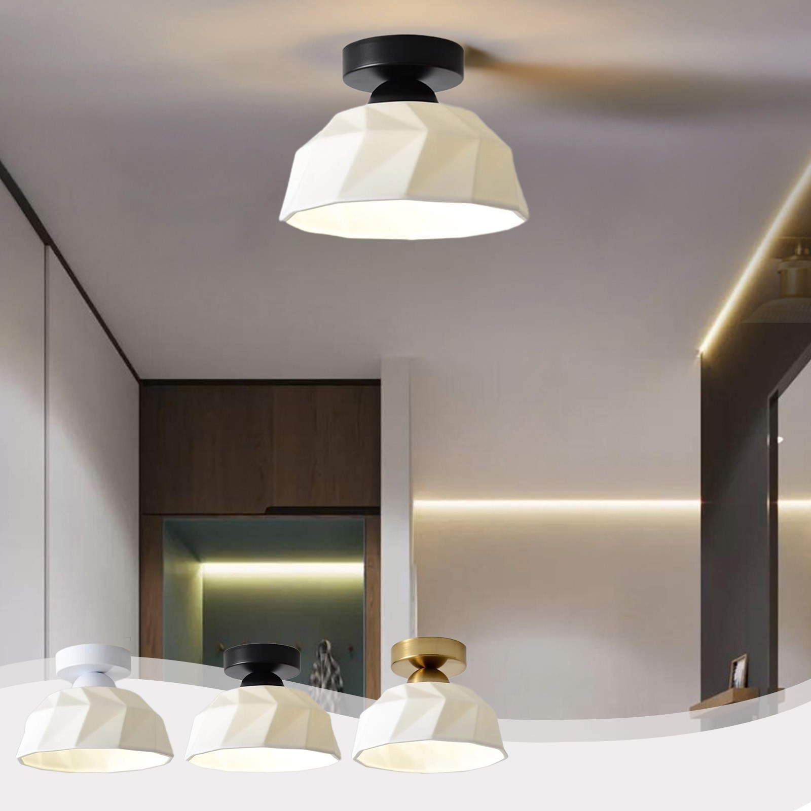 Viflosae LED Ceiling Light Traditional Chandelier Pendant Light Balcony ...