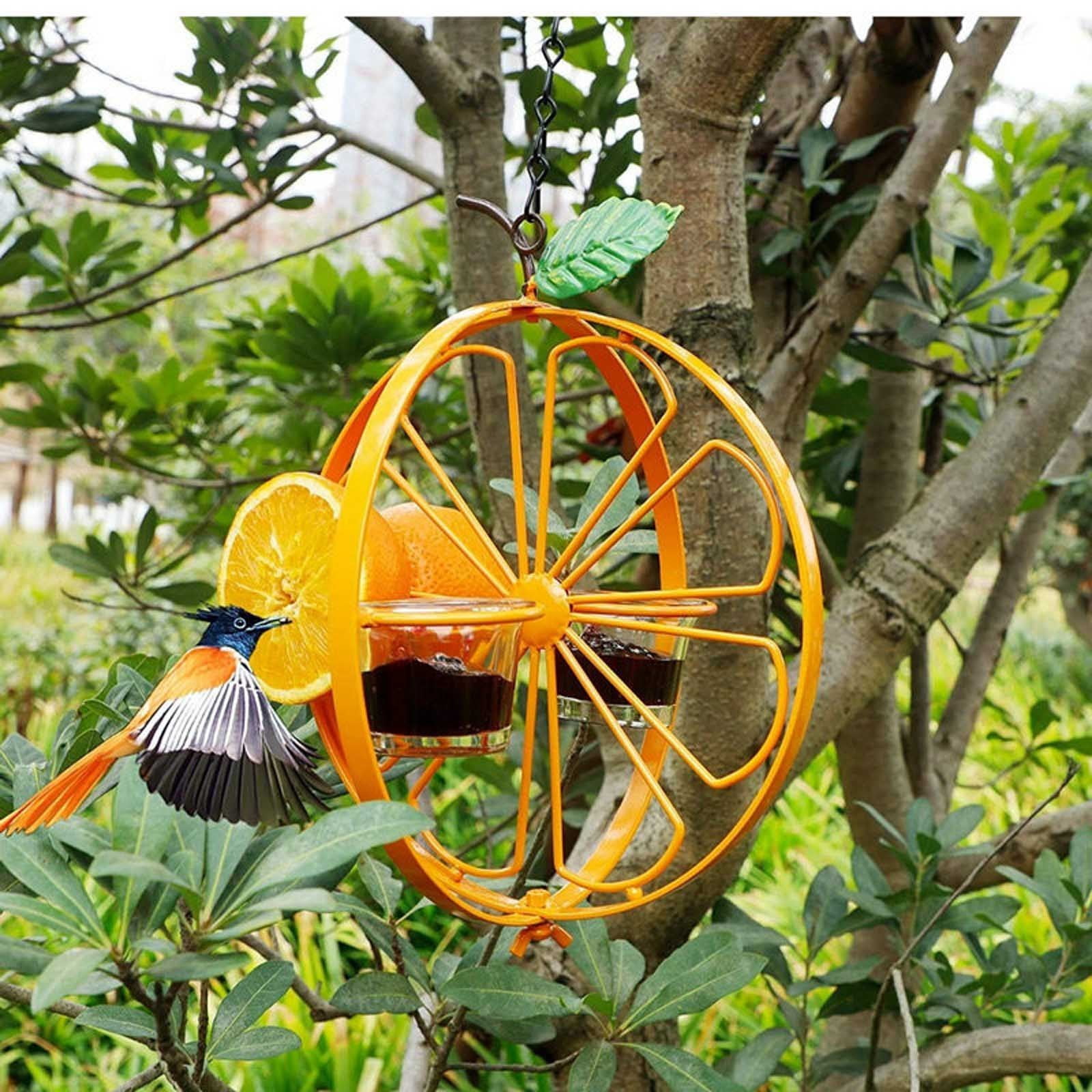Viflosae Metal Hummingbird Feeding Device Outdoor Garden Courtyard Bird ...