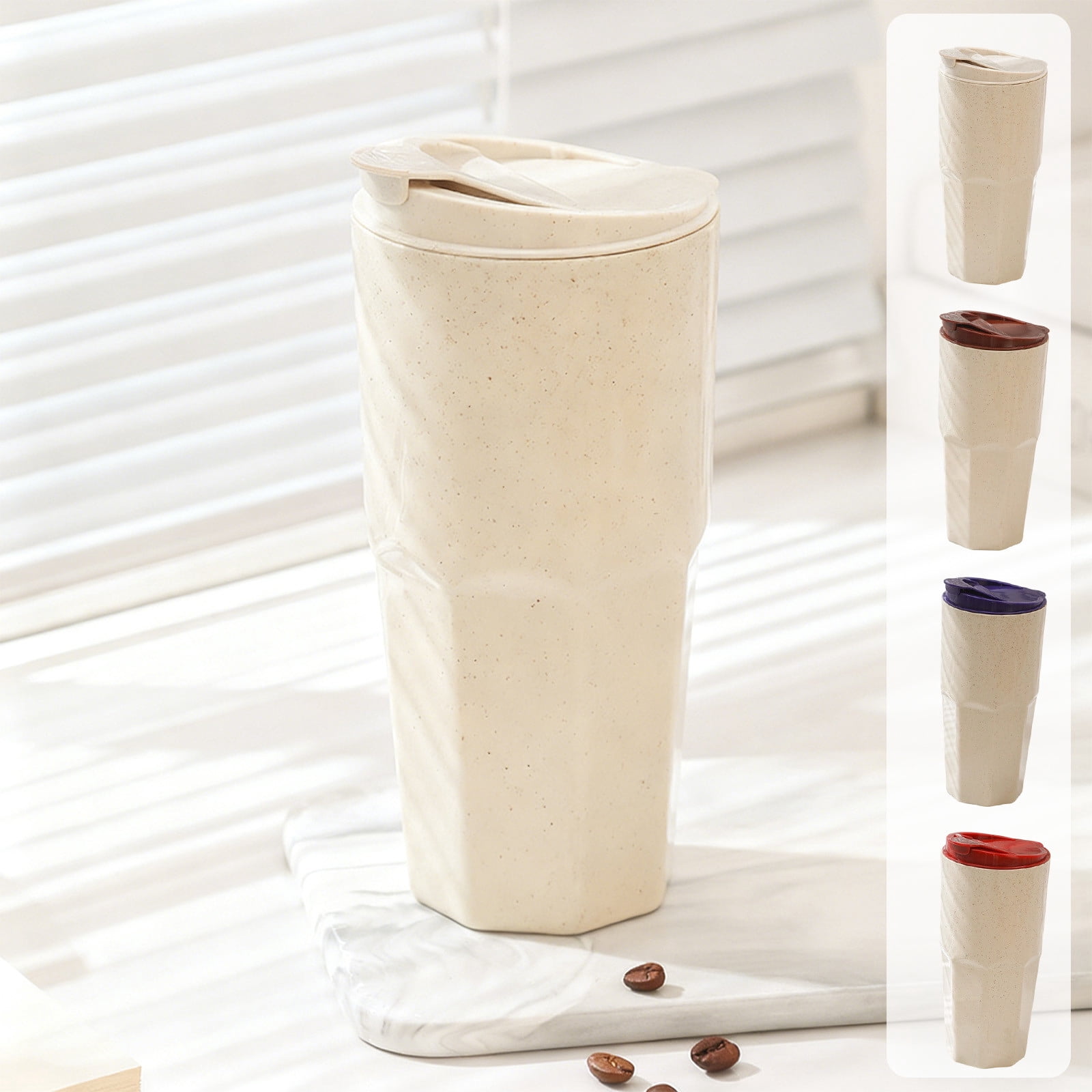 Viflosae Mug Travel Mugs Coffee Cup Outdoor Portable Water Bottle Car ...