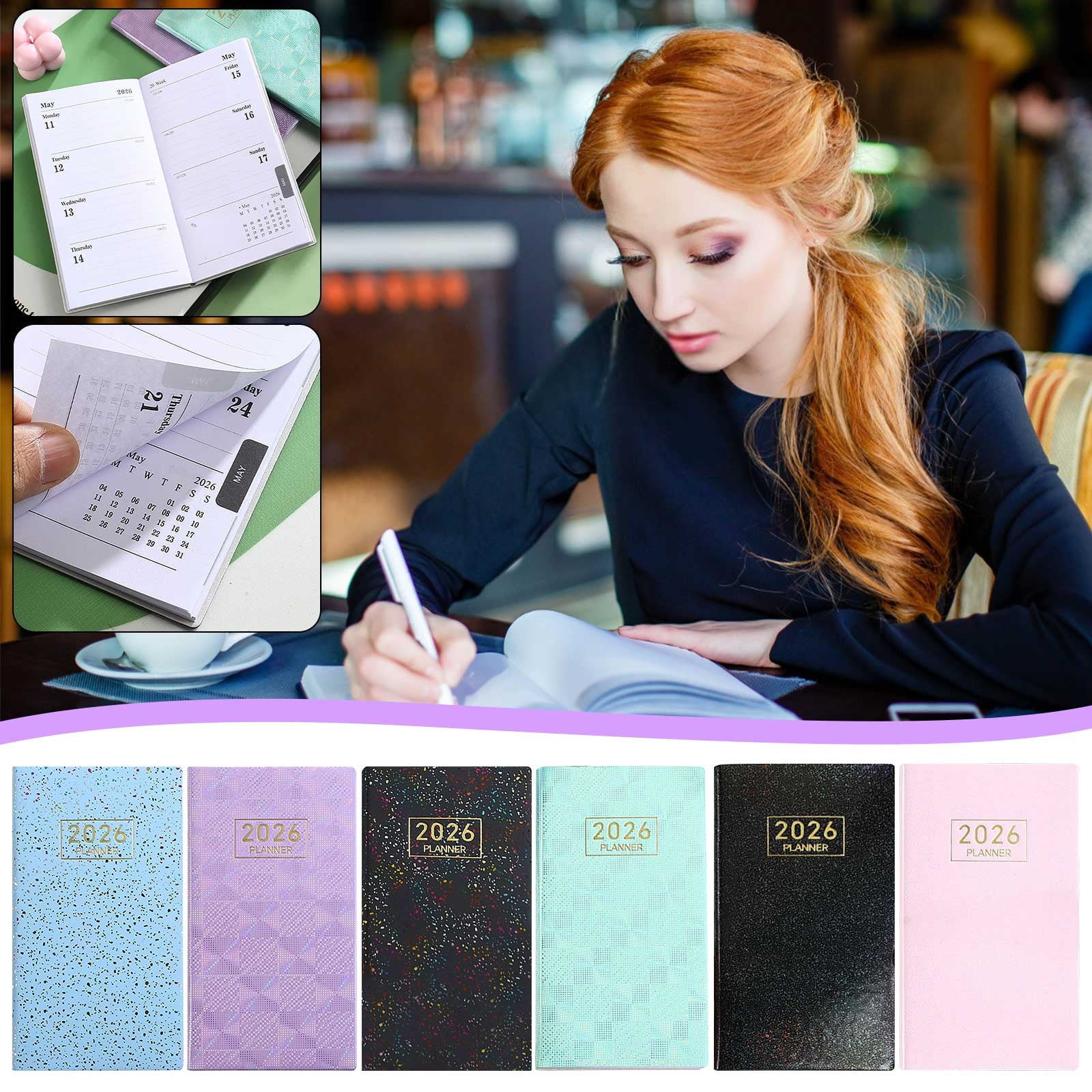 Viflosae Notebooks for School Notebook A6 Mini Notebook Organizer ...