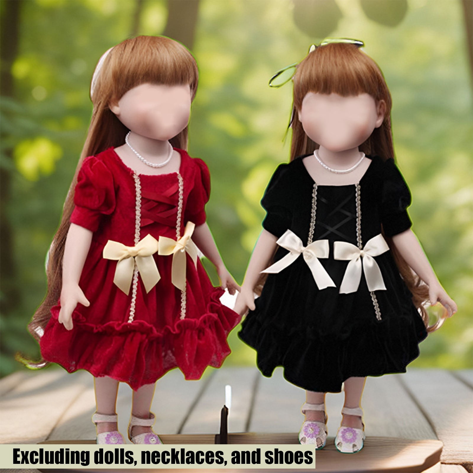 Viflosae Plushs Toy Clothing Girl Dolls Dress Beautiful Dress Suitable ...