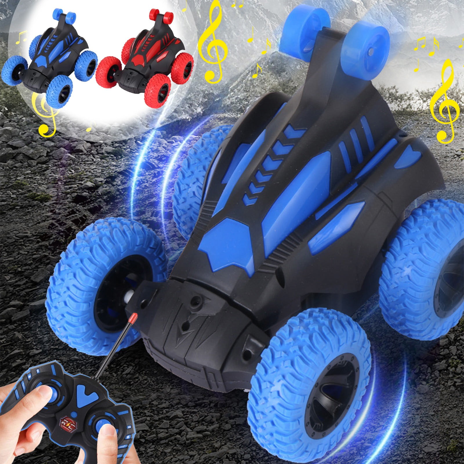 Viflosae Rc Cars Remote Control Car Dump Truck Stunt Rolling Off-road ...