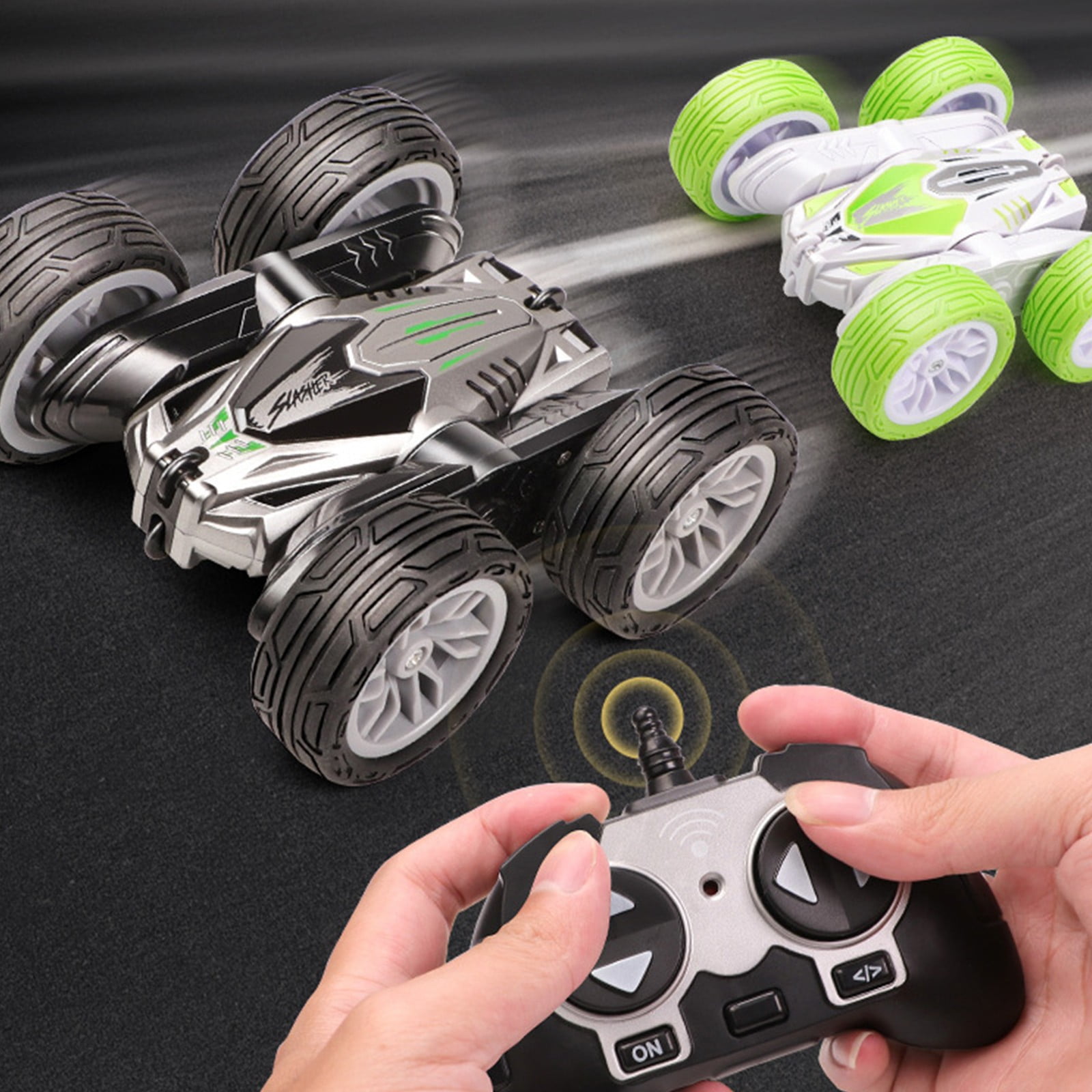 Viflosae Rc Cars Remote Control Dumper Children's Mini Arm Stunt Car ...