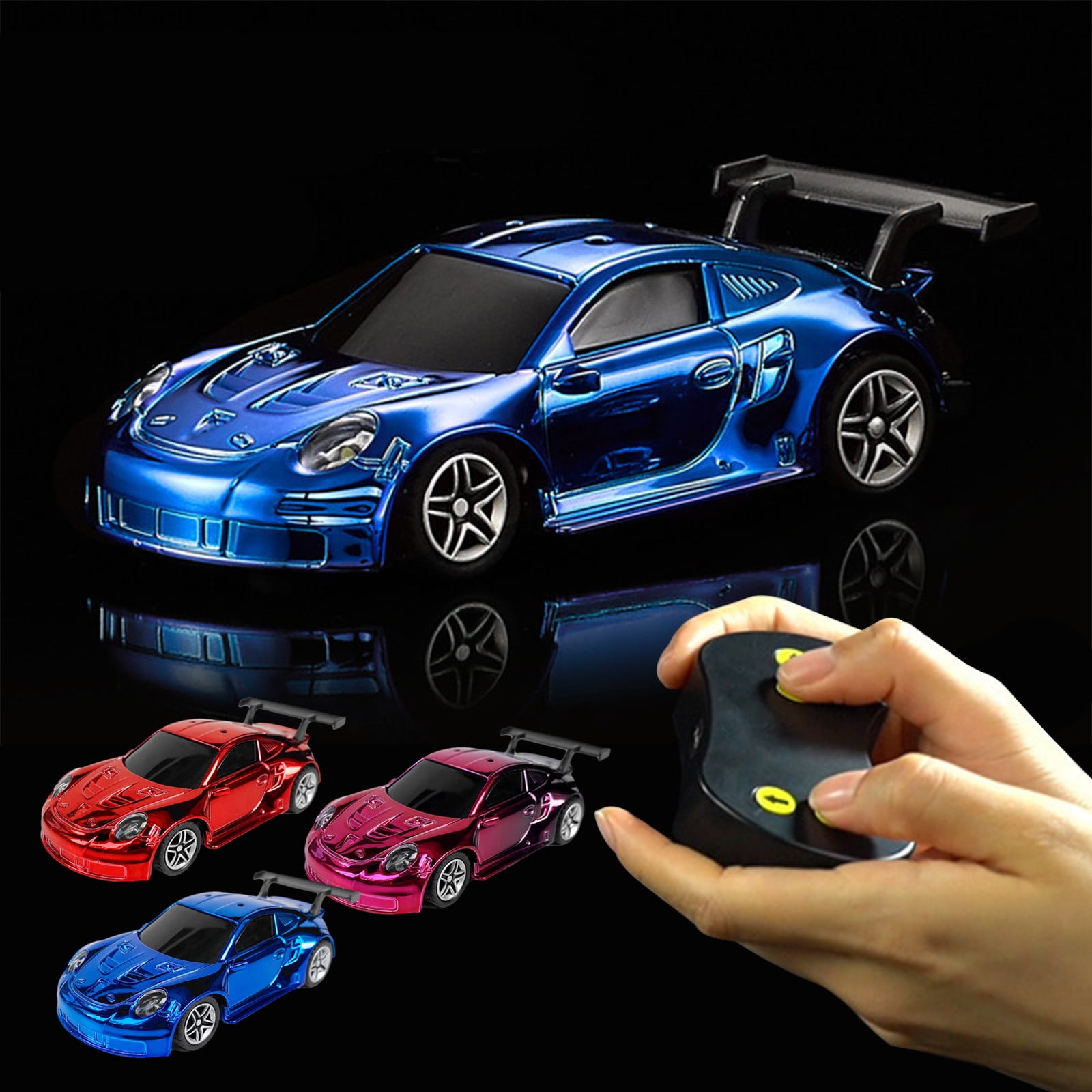 Viflosae Remote Control Cars Mini RC Car 2.4G Small Light Gold Plated ...