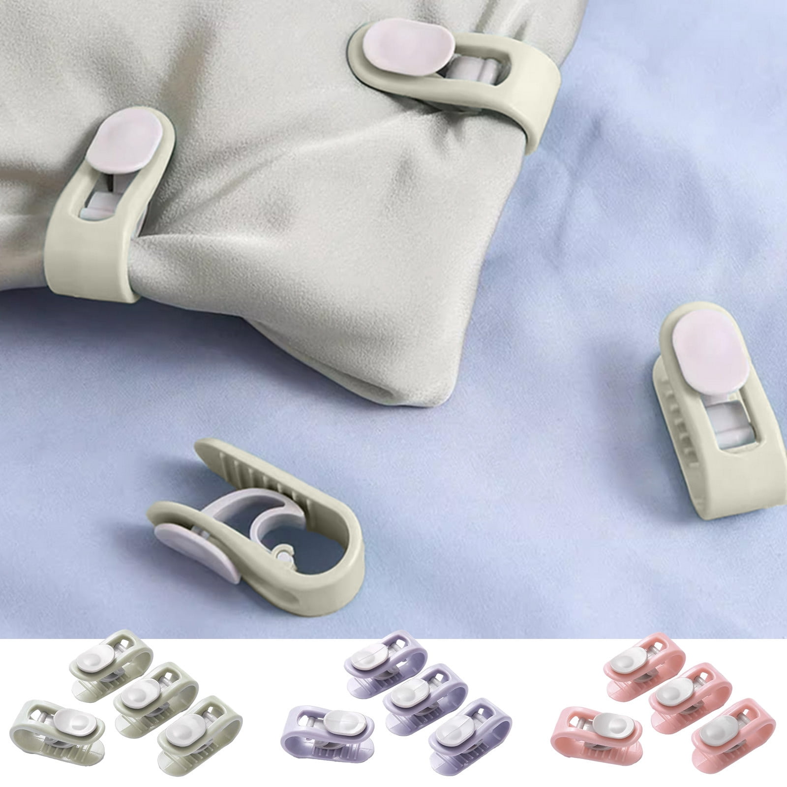 Viflosae Sheet Holders Sheet Locks Quilt Curtain Fixer Invisible Non ...