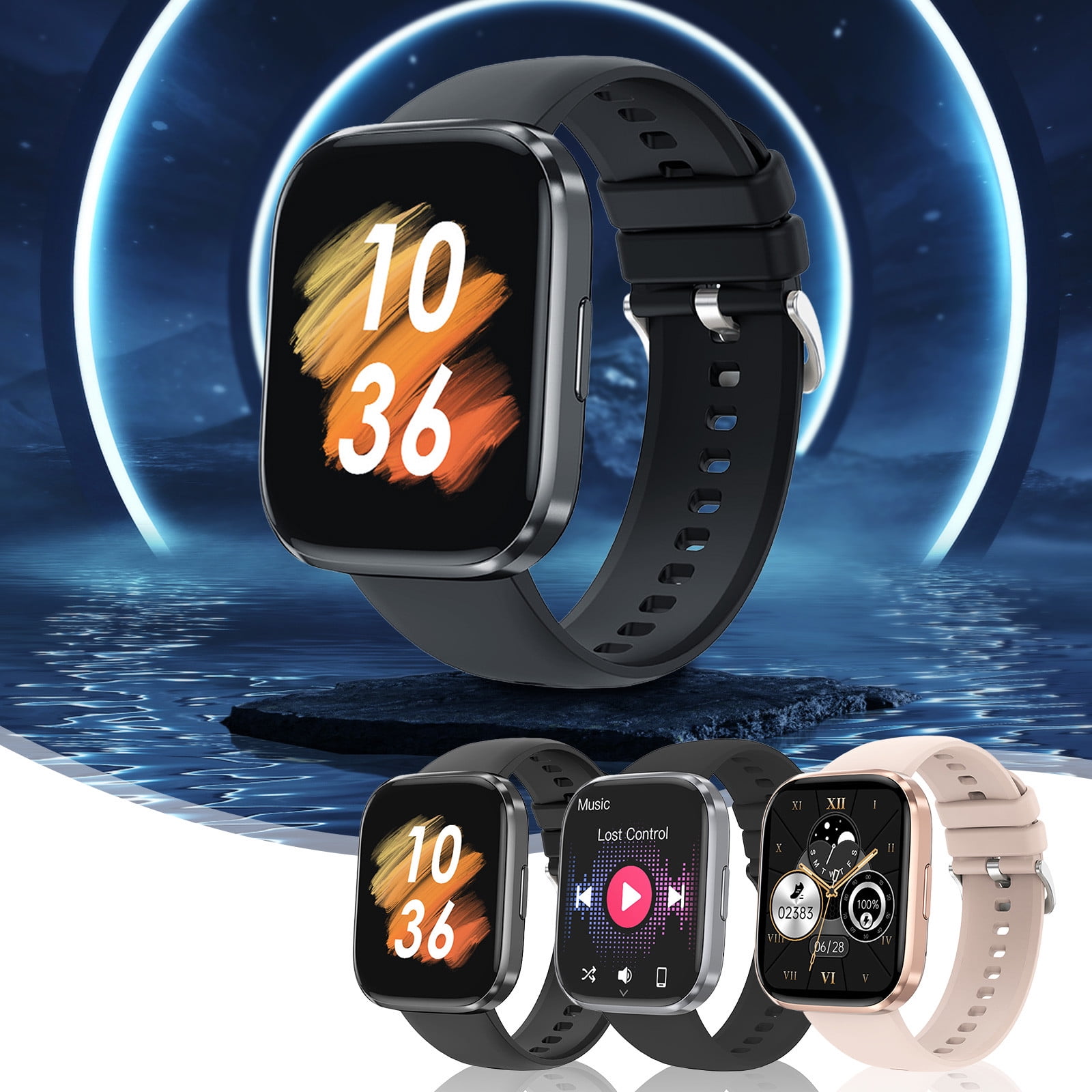 Viflosae Smart Sports Watch Bluetooth Call And Information ...