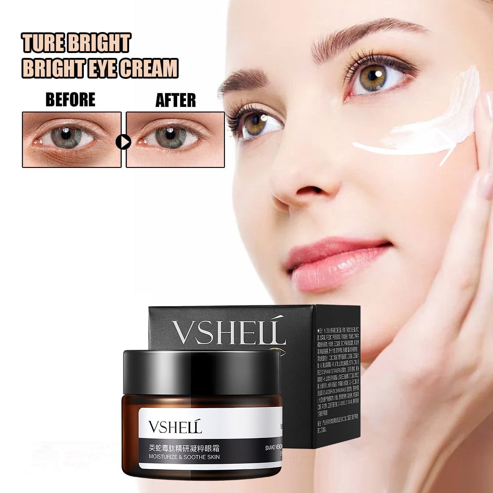 Viflosae Snake-like Peptide Refined Eye Cream To Wrinkles,Tighten And ...